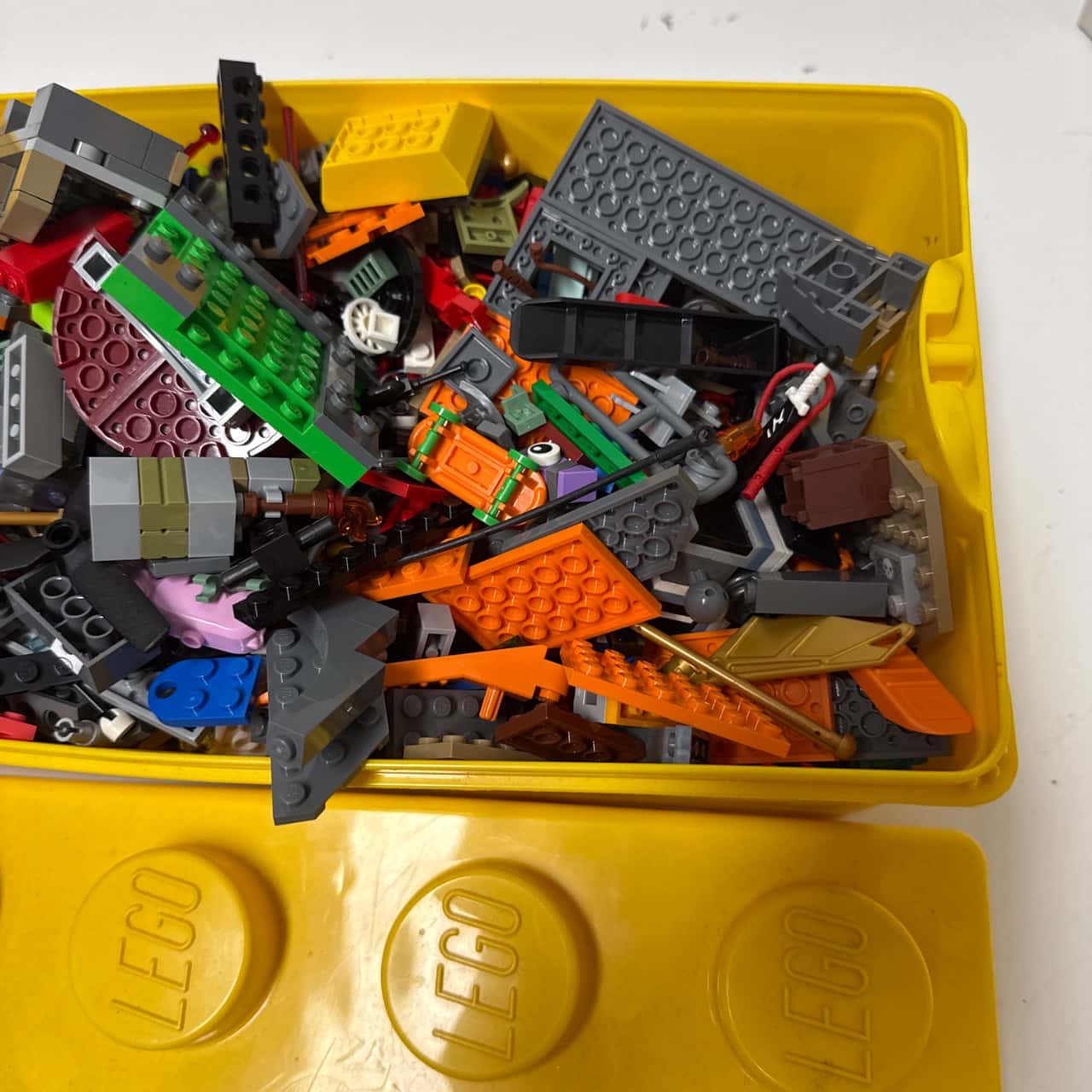 Lego assortment of Lego in container