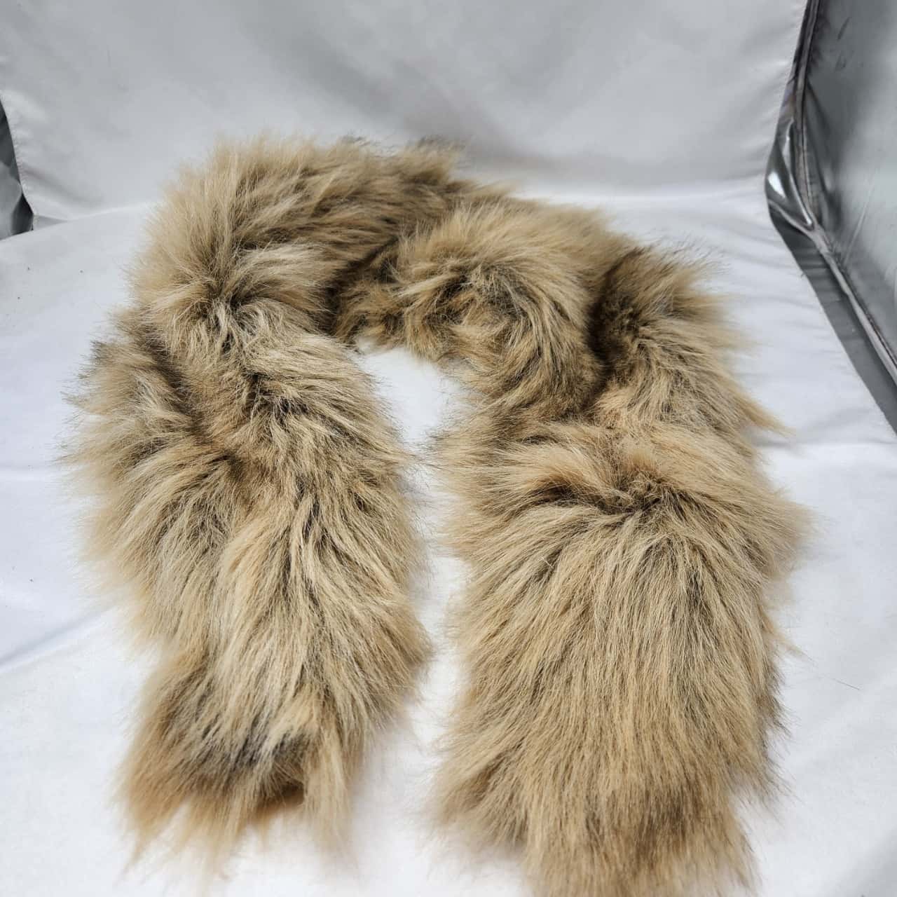 Fuax Fur Womens Size 1 Beige (s)