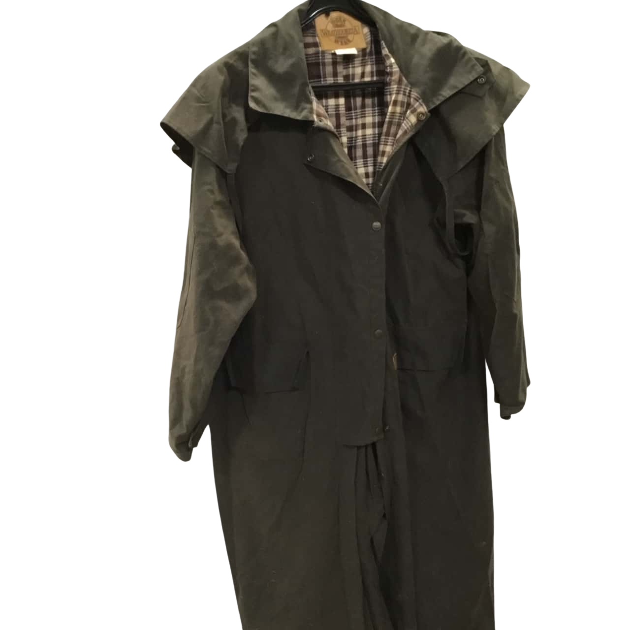 Unisex Weatherbeeta Size 5 Button Up Brown jacket