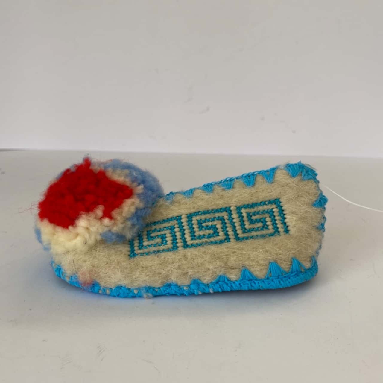 Traditional Greek Woollen Slippers Size 3(s)