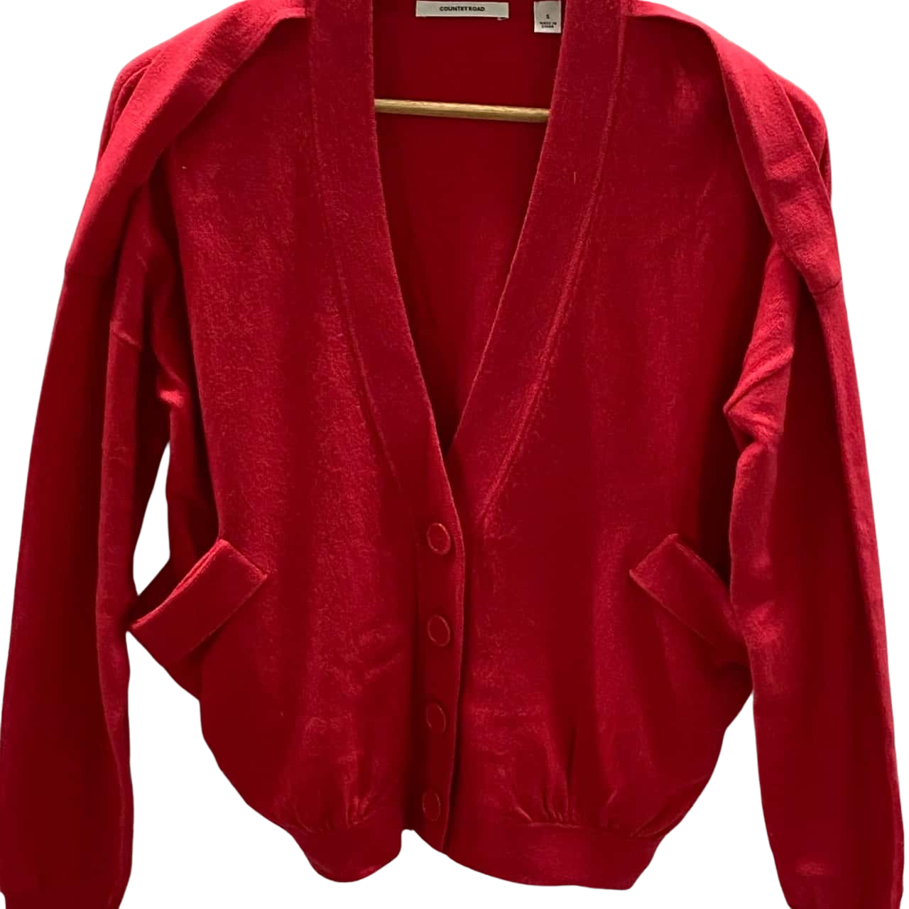 Country Road Wool blend Size S Cardigans Red