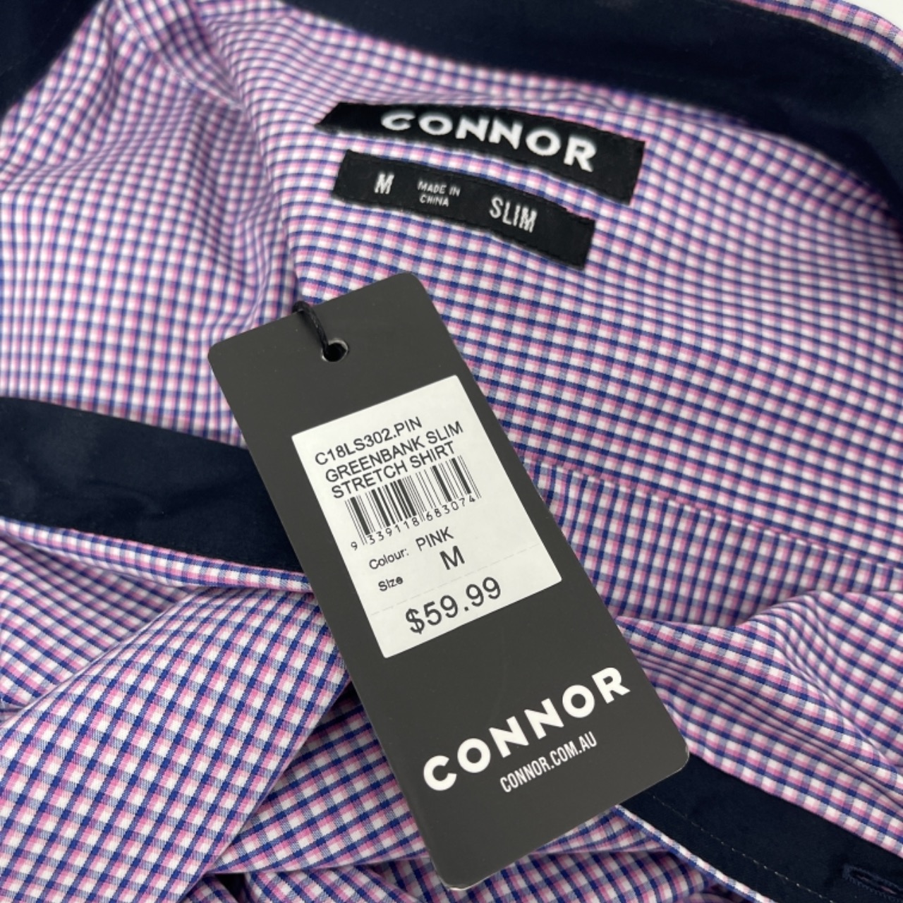 NEW Connor Mens Size M Long Sleeve Purple (s)