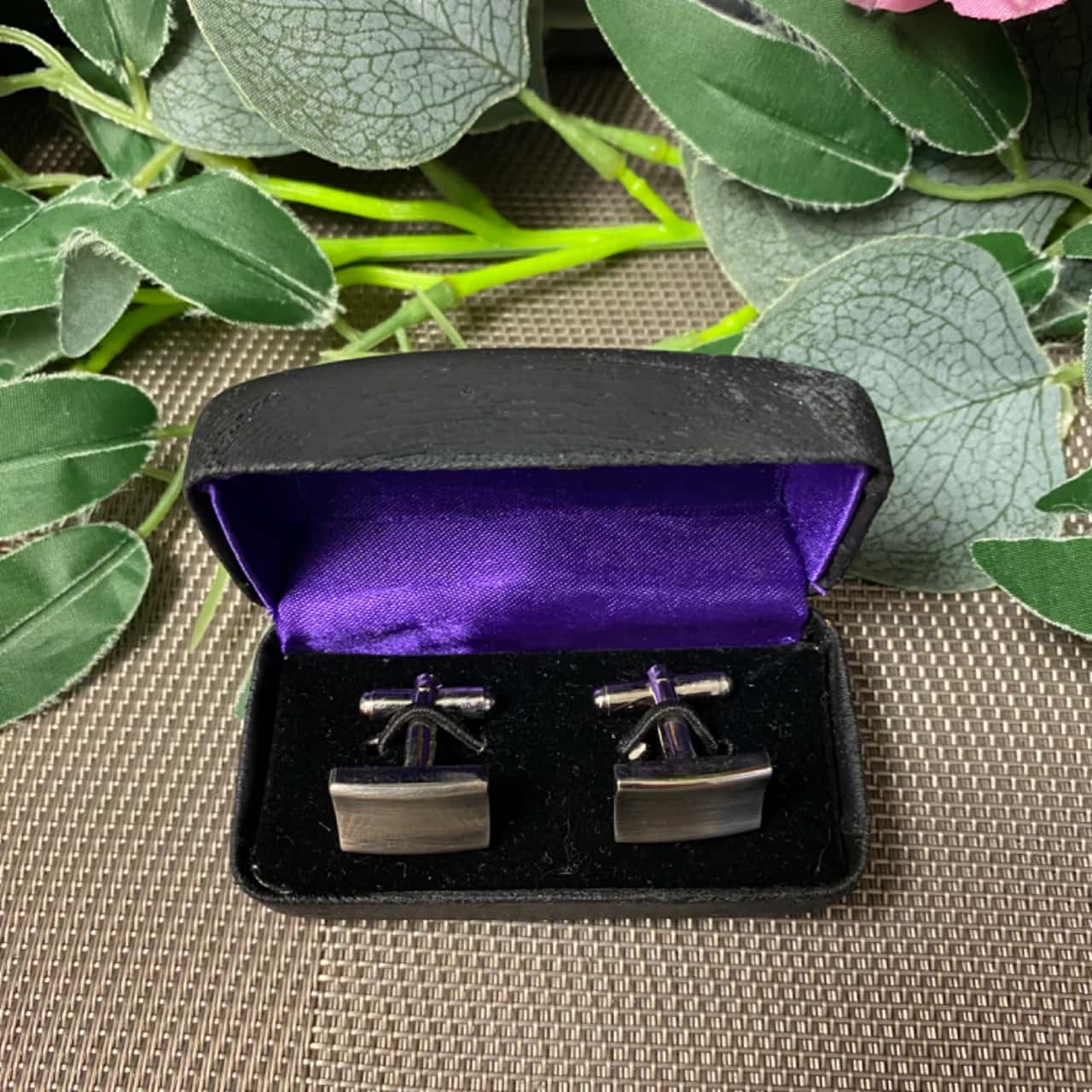 Stainless steel cuff links