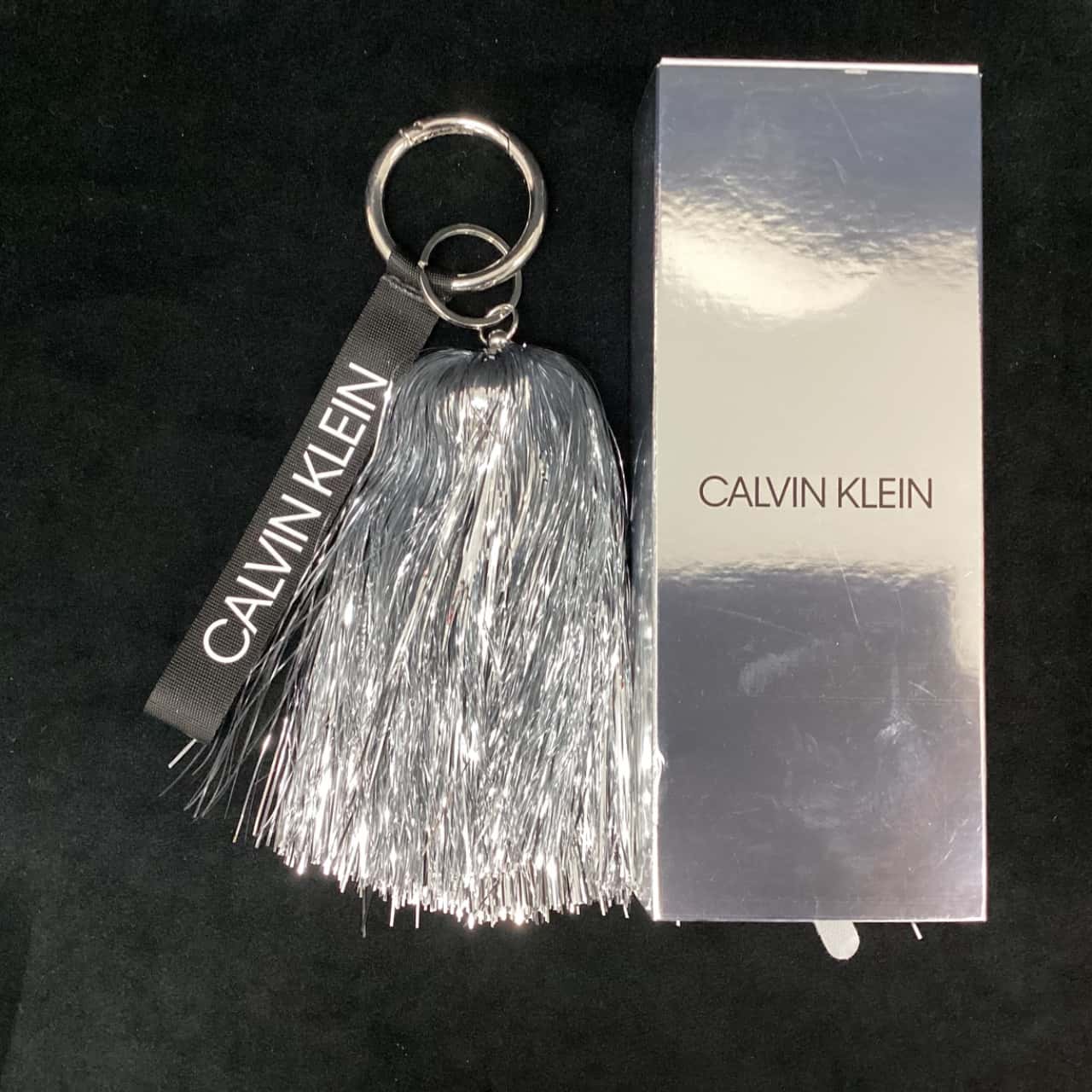 Calvin Klein Unisex Silver Keychain(s)