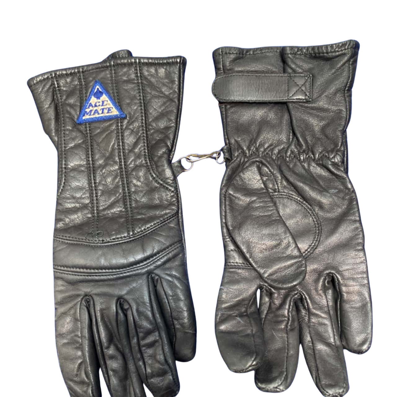 Ace Mate Black Leather Gloves (s) - Used As New | Salvos Stores