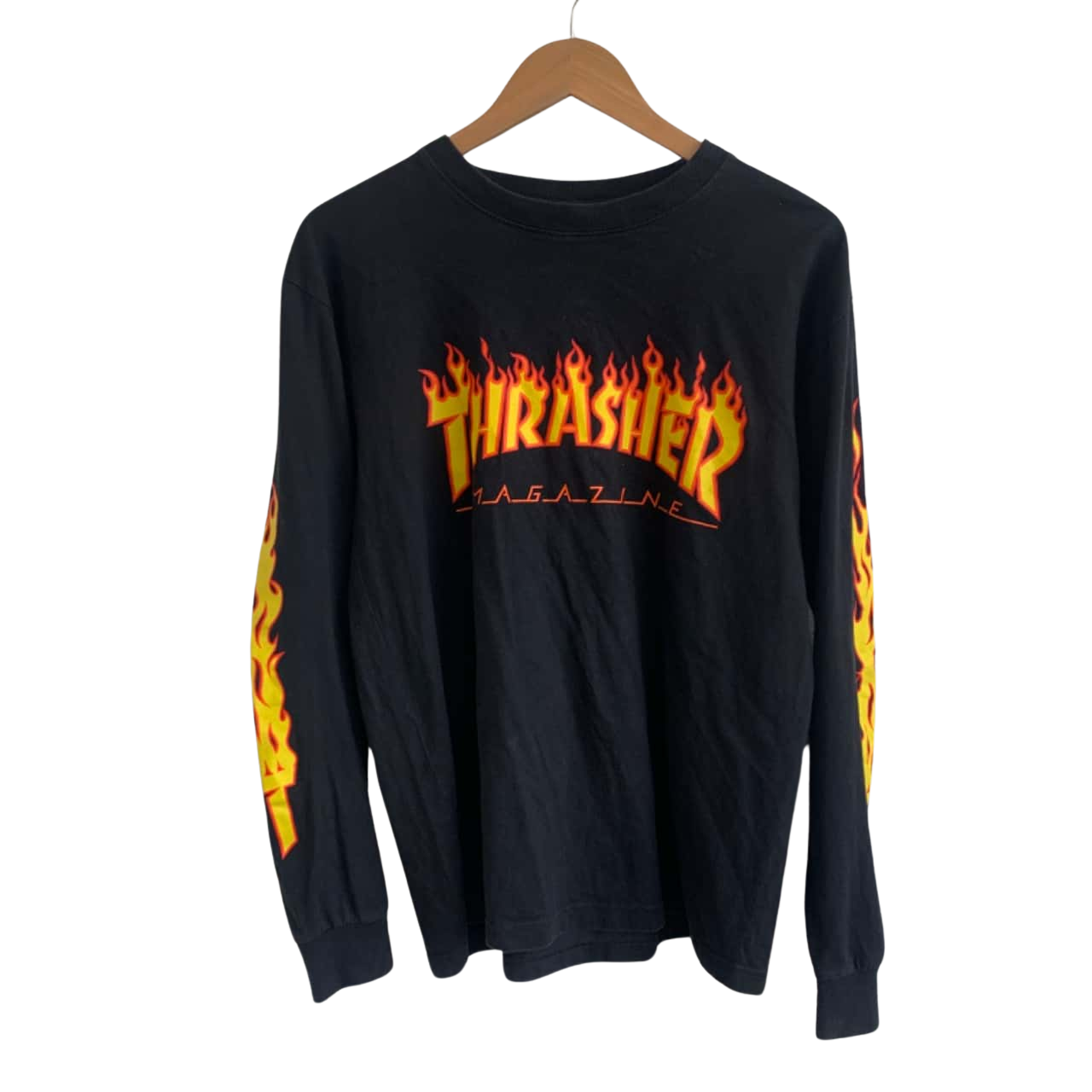 Thrasher Medium Black Long Sleeve (s)