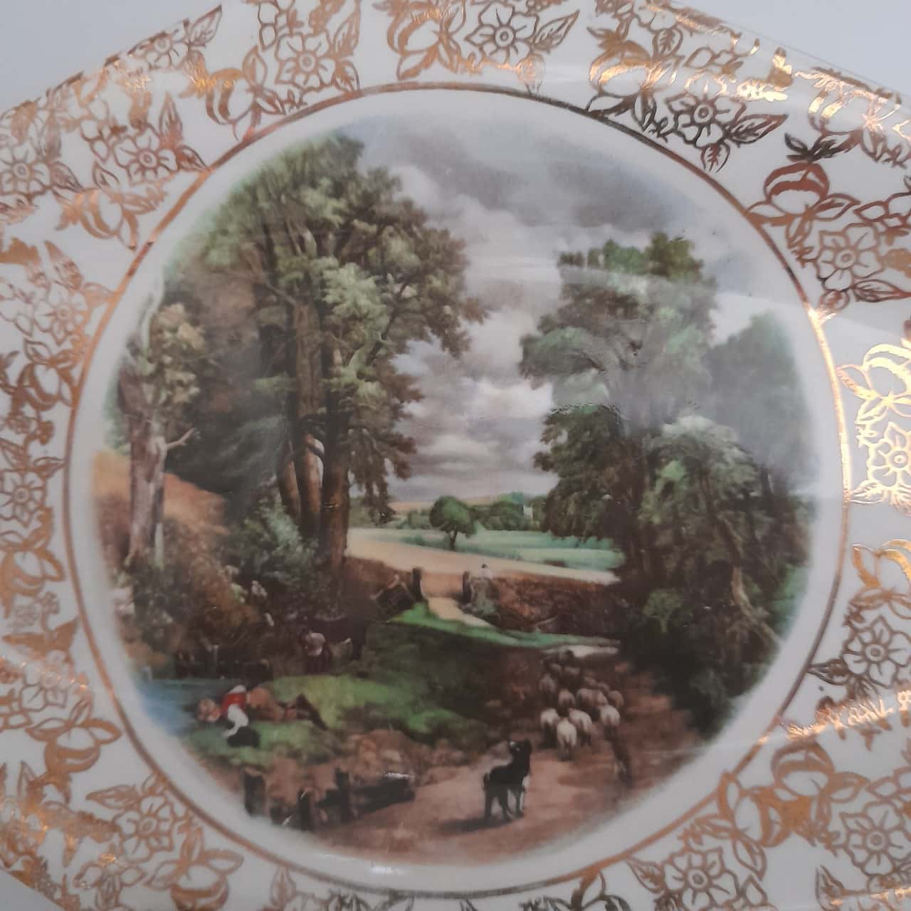 Nelson Ware Plate Constable "The Cornfield"