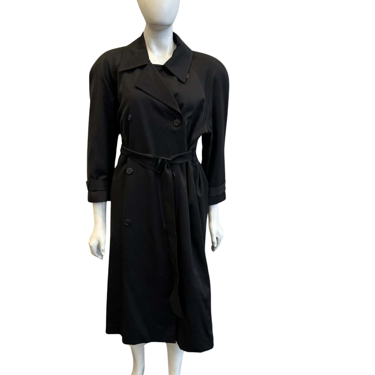 Rodney Clark Australia Women's Size 12 Trench Coat Black (s)