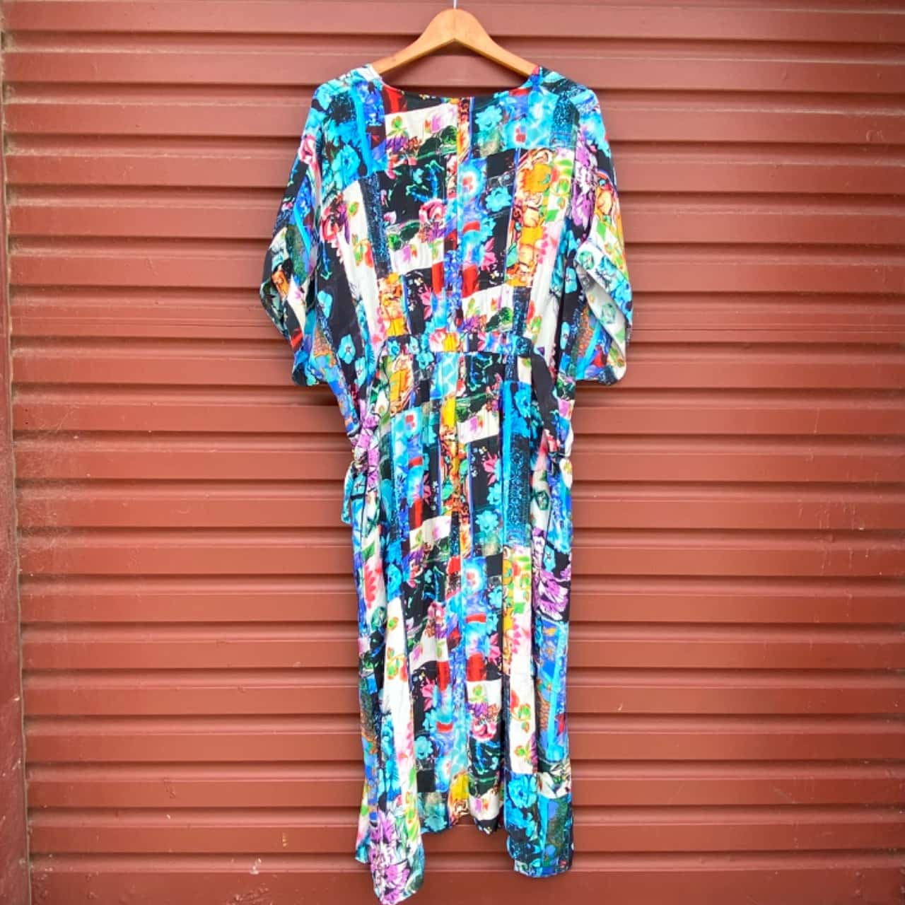 Ts Womens Size 18 Short Sleeve Dress Floral Multicoloured S