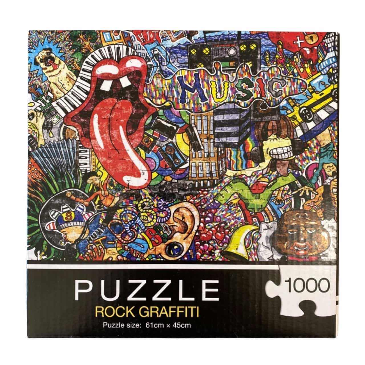 Rock Graffiti 1000 Piece Jigsaw Puzzle - New In Box(s)