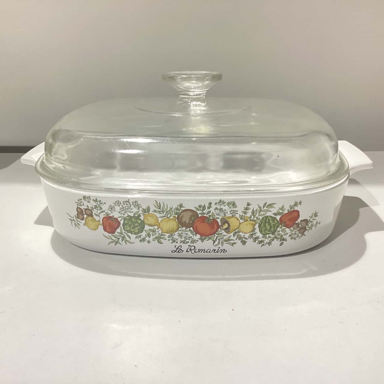 Vintage Corning Ware 1970’s Spice of Life Pyrex La Romarin Casserole Dish