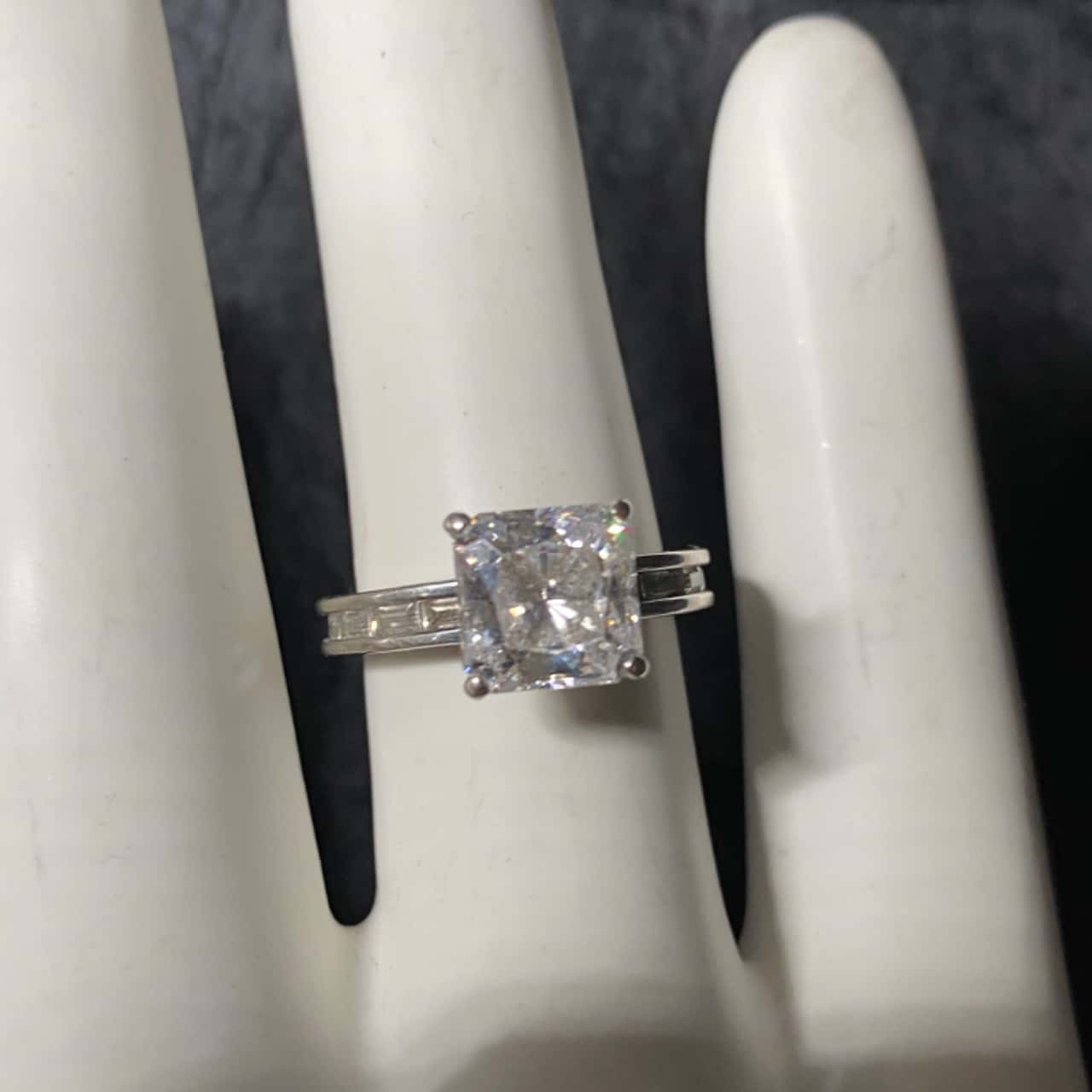 Silver 925 Square Stone Ring(s)