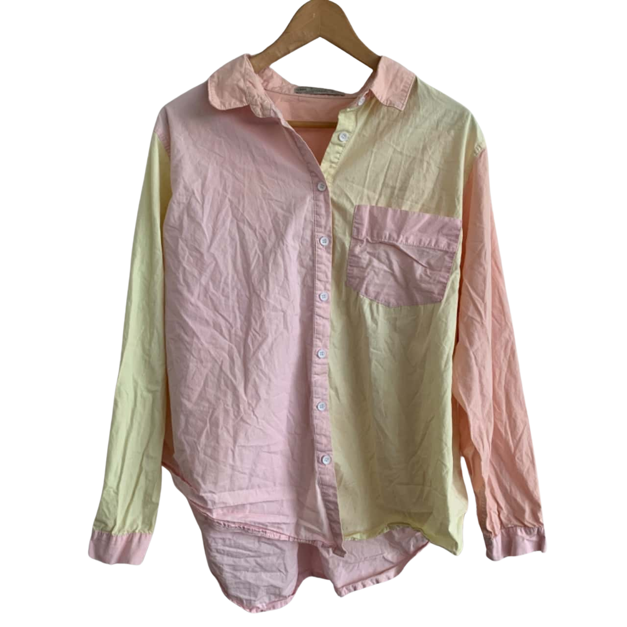 Soul Sparrow Pink/Yellow Button Up(s)