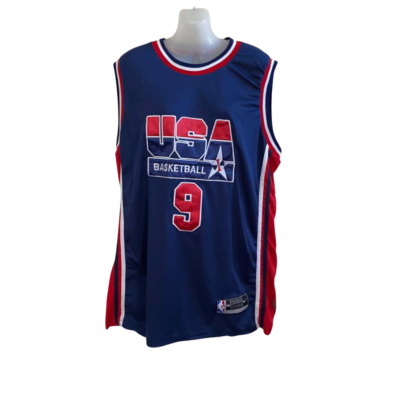 Men’s Nike NBA official on court replica Jordan 9 jersey vest. Size ...