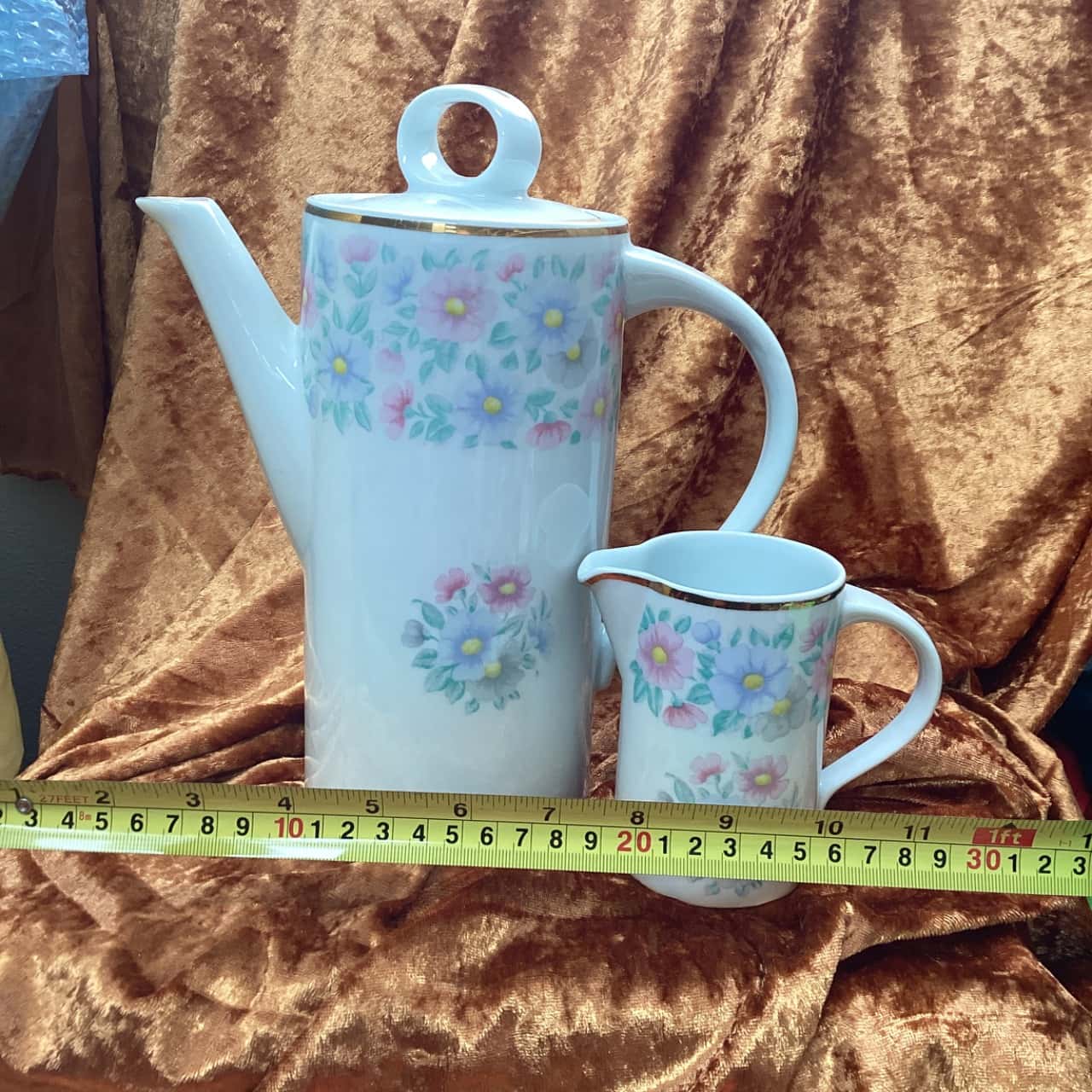 Schmidt Coffee Pot and Creamer