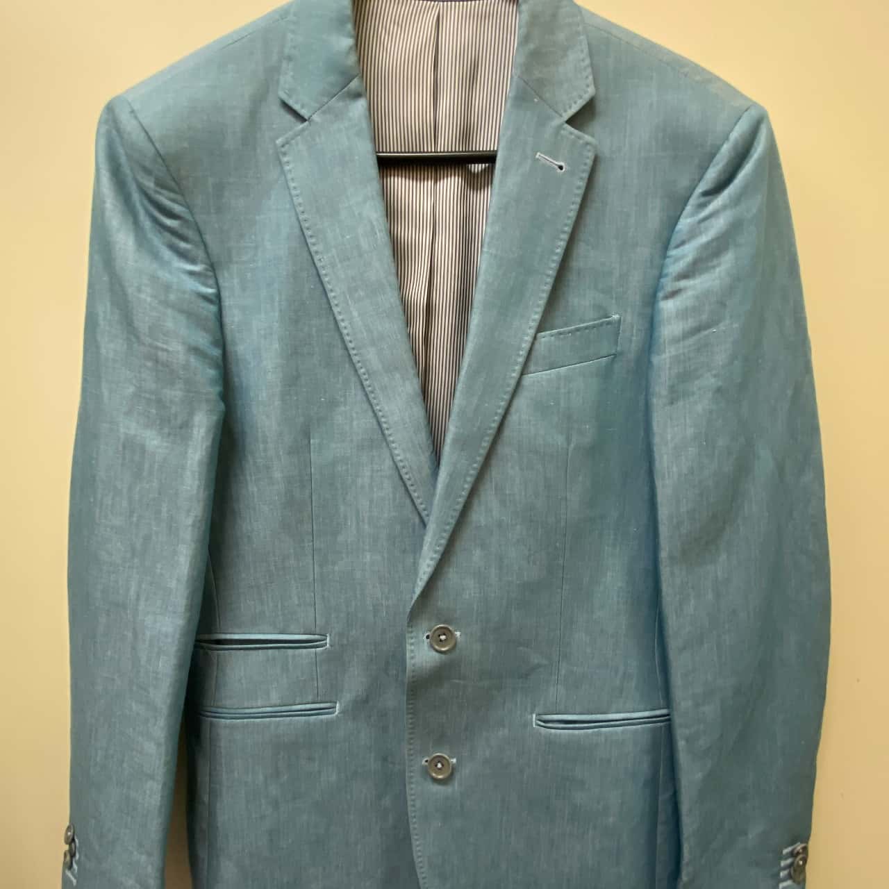 SABA Mens Size 36 Suit Jacket Blue (s)