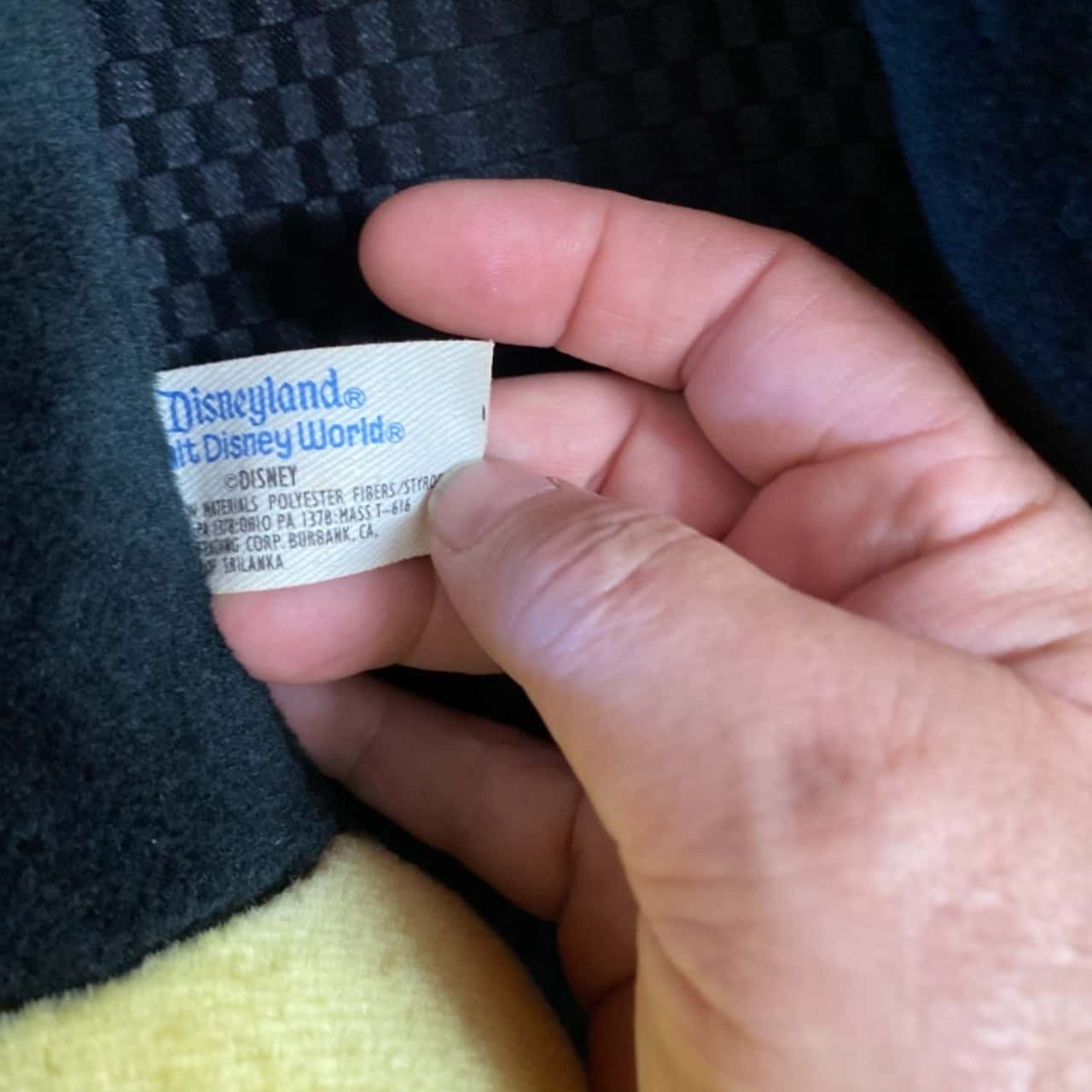 Jumbo Vintage 1980's Mickey Mouse 28inches Rare Disneyland Tag