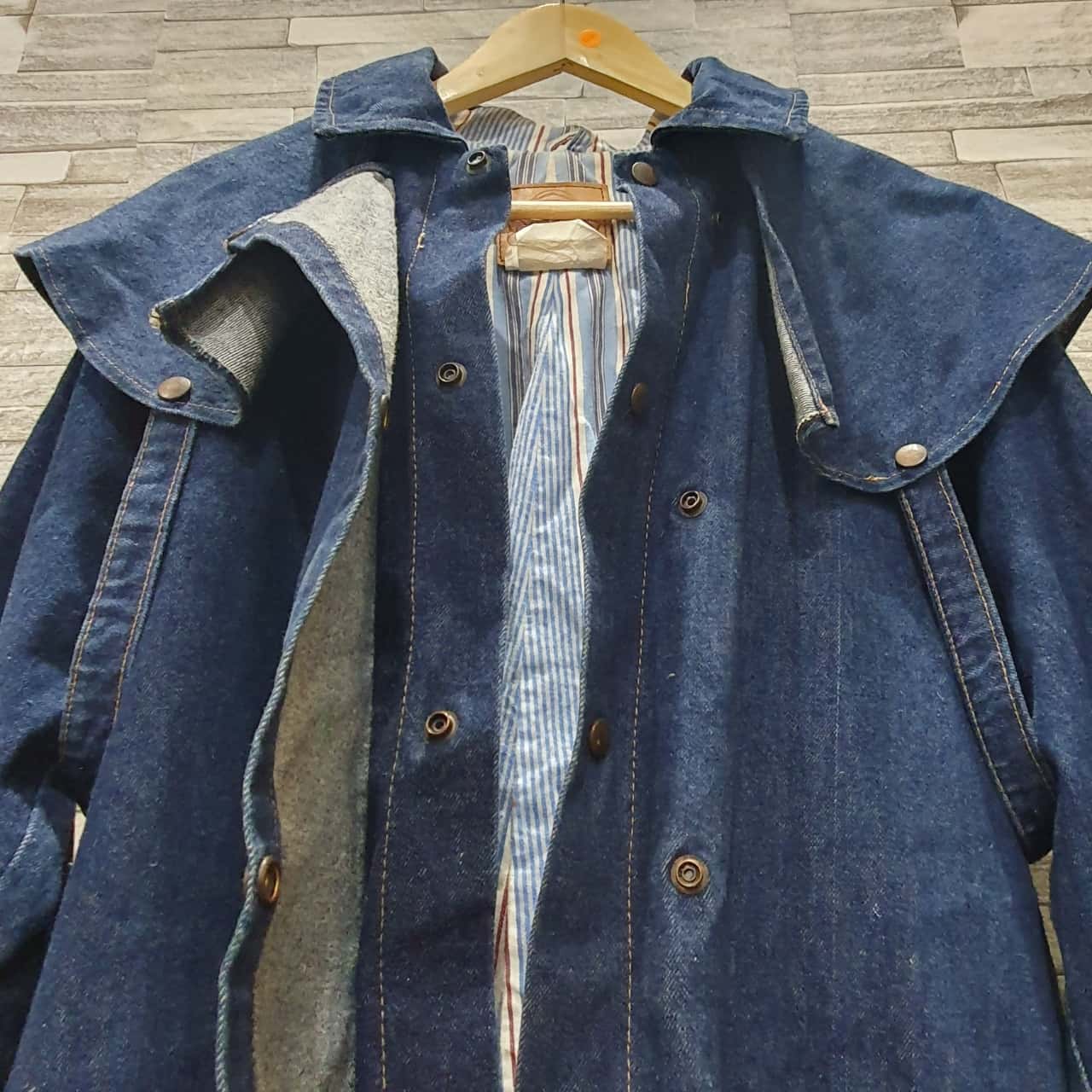 Vintage Morrisons Australia Unisex Size S Full-length Denim Duster Coat ...