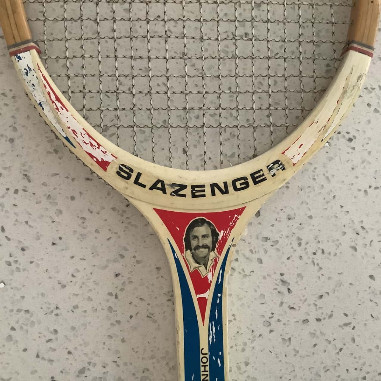 REDUCED**Slazenger. Vintage John Newcombe Junior Tennis Racket.