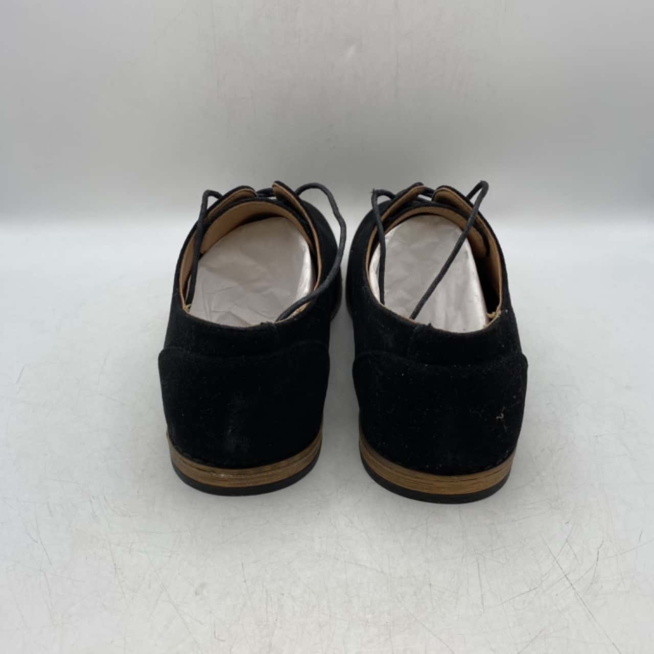 H-Wood Mens Conor Black Soft Fabric Shoes Size 10 (s)