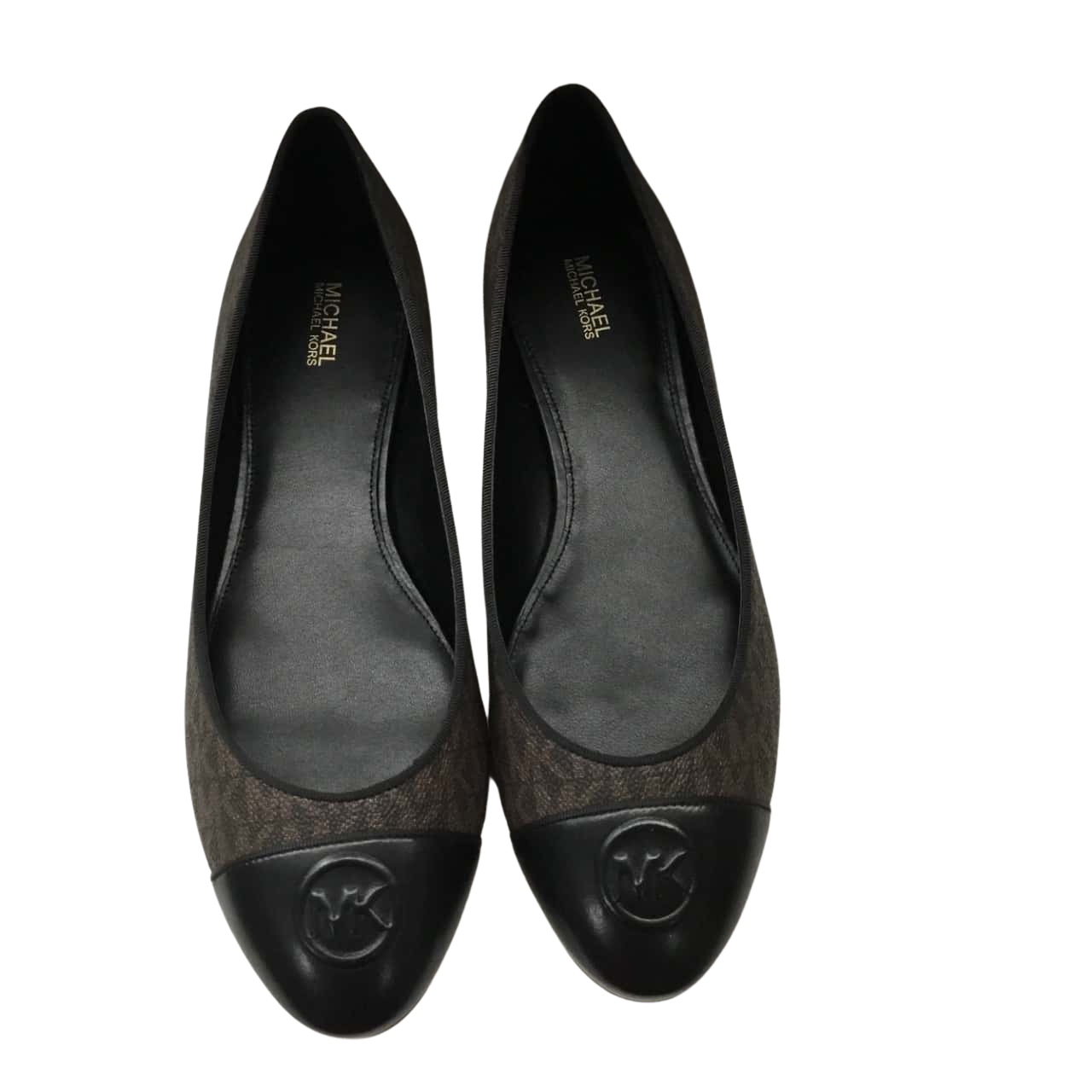 Women’s Michael Kors Size 10 Black / Brown / Pattern flats