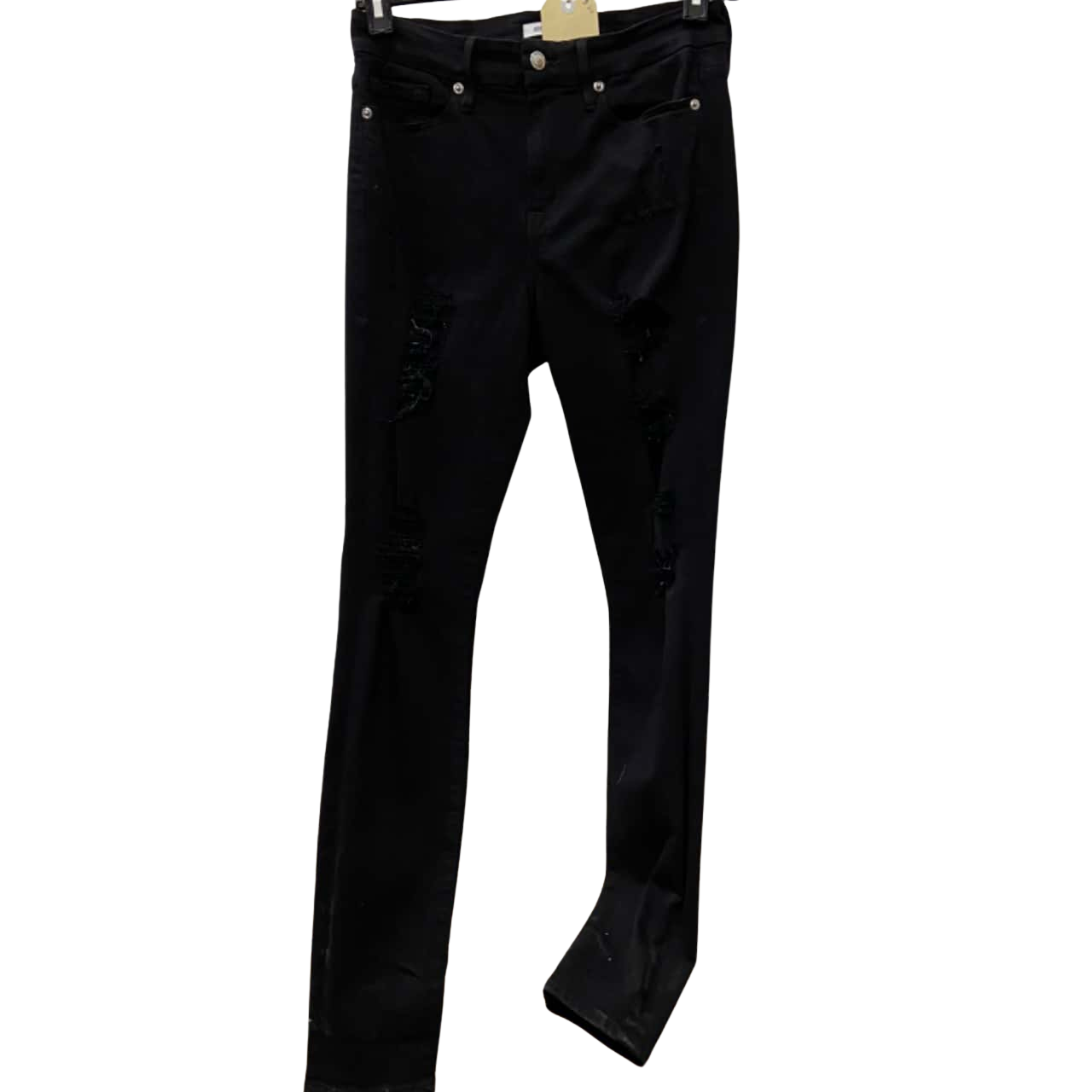 Good American Womens Size 29 Tapered Black (s)