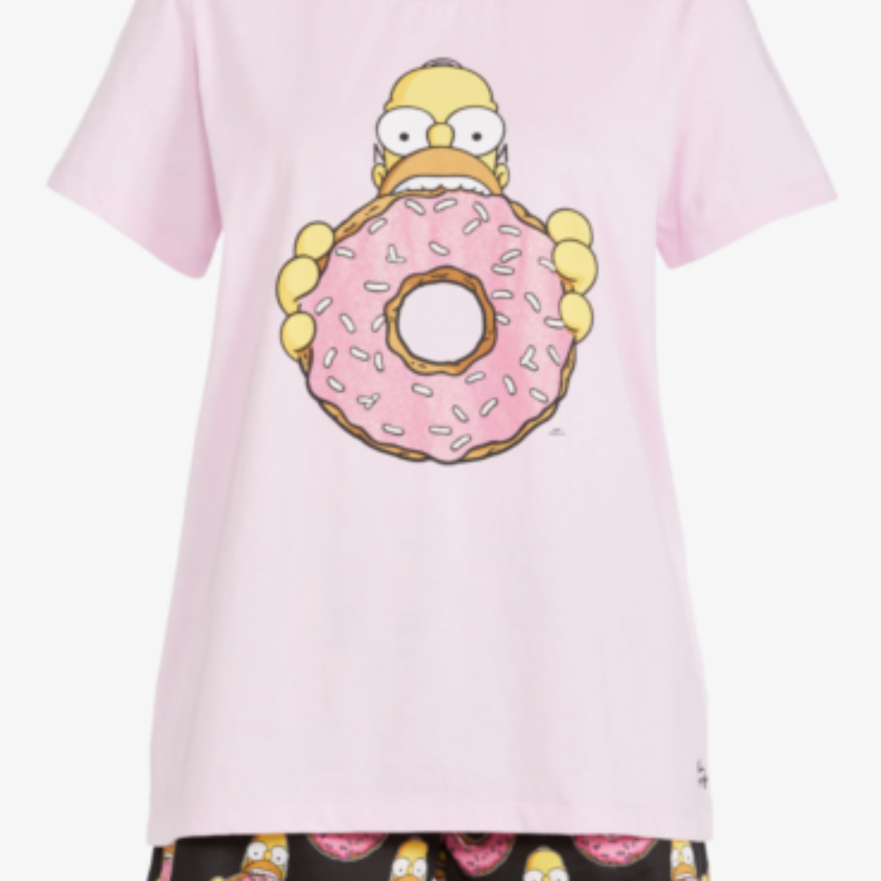 New With Tags PETER ALEXANDER THE SIMPSONS HOMER DONUT SHORTIE SET PJ ...