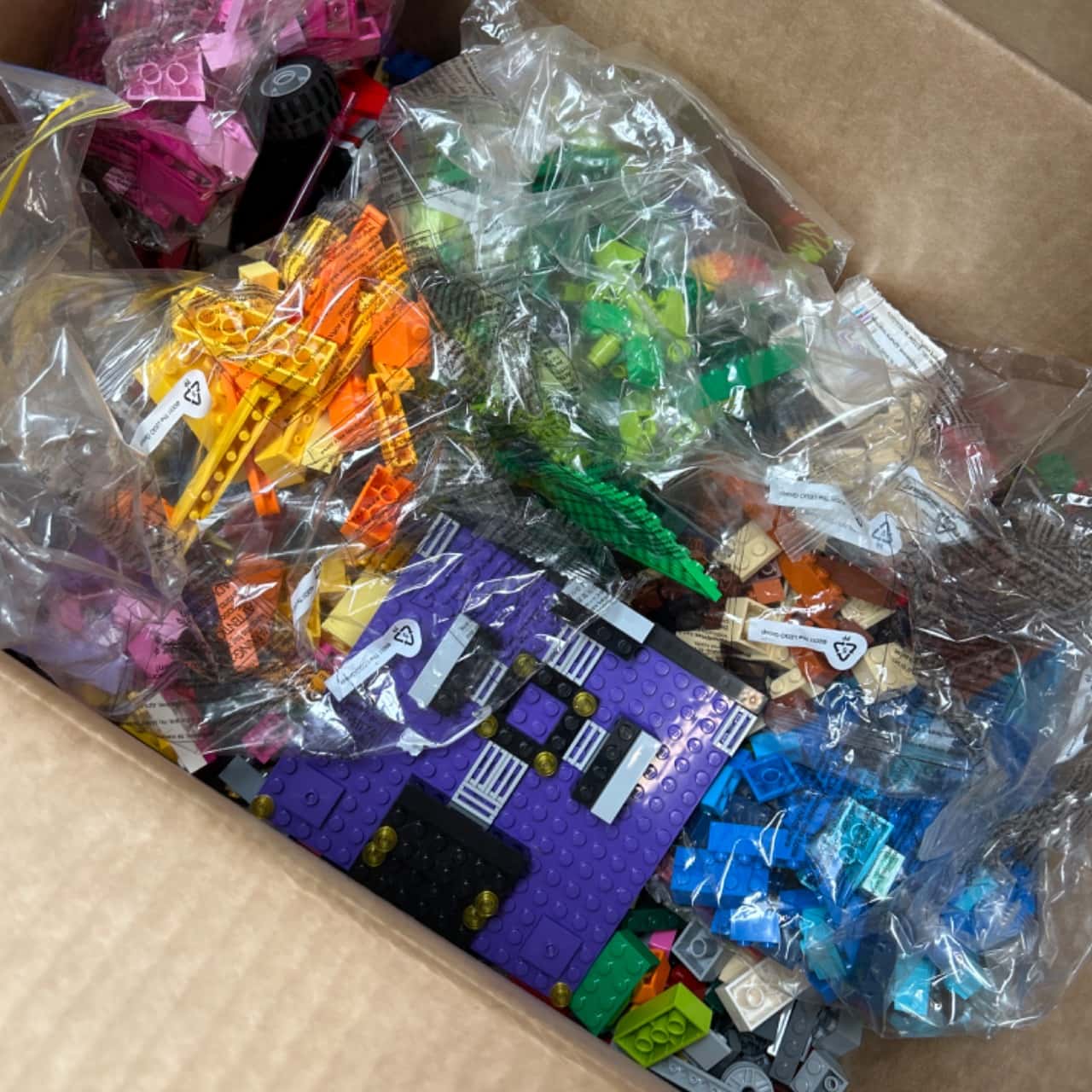 Assorted box of Lego