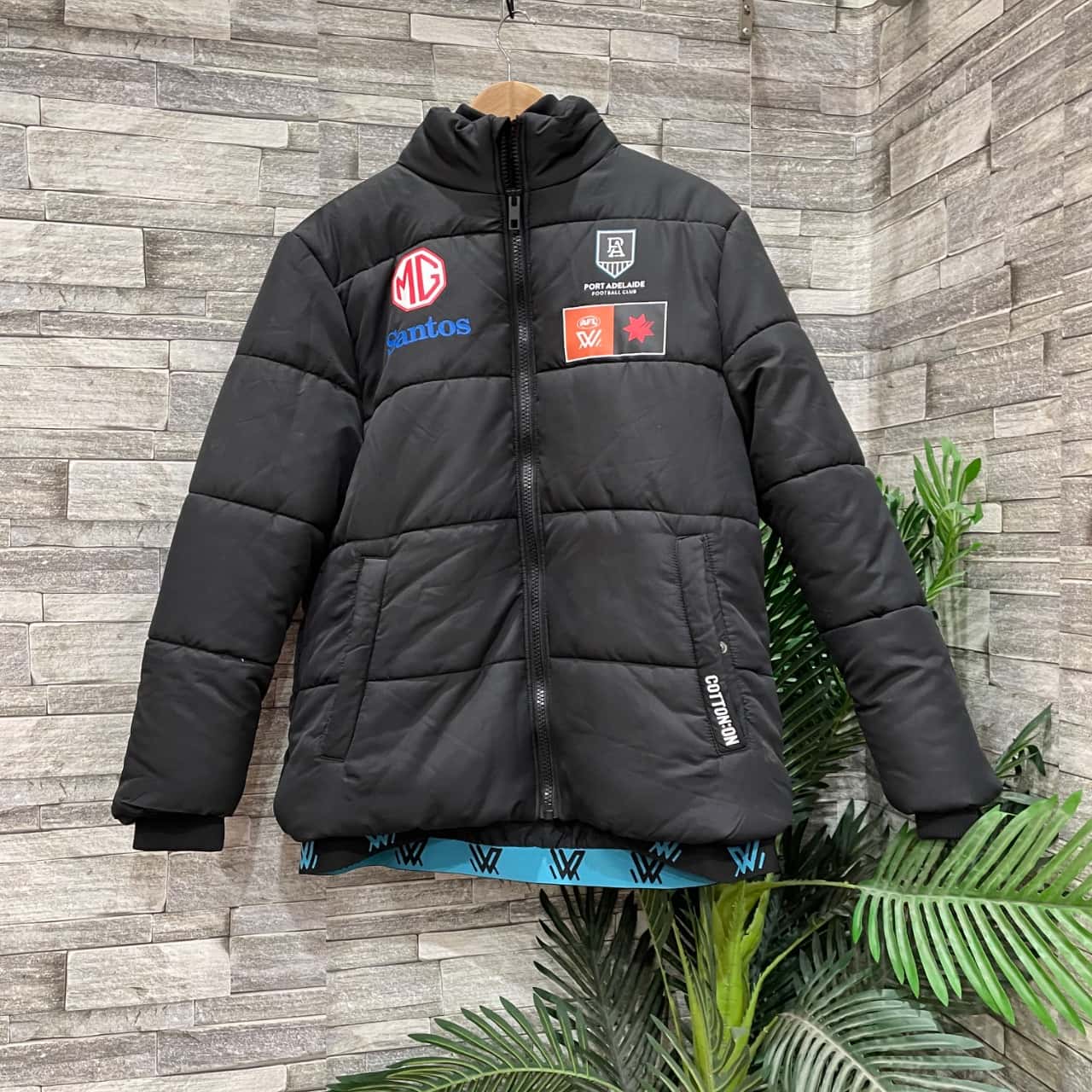 Cotton On Mens Size L Puffer Black