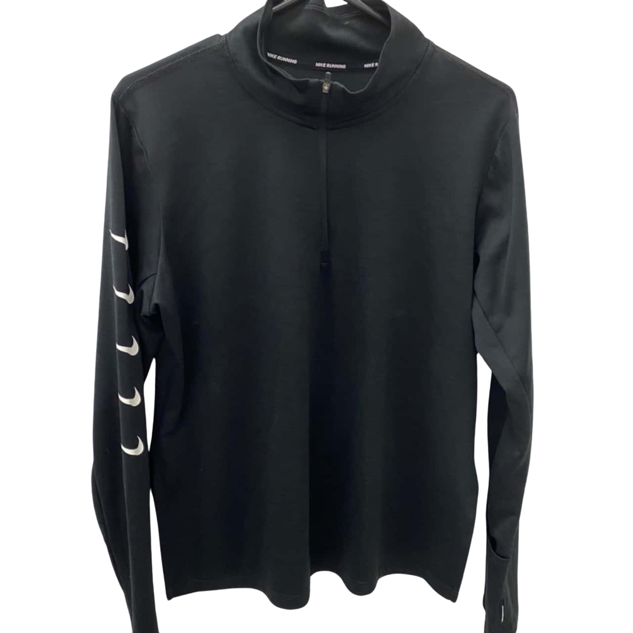 Nike Womens Size L Zip Through Black