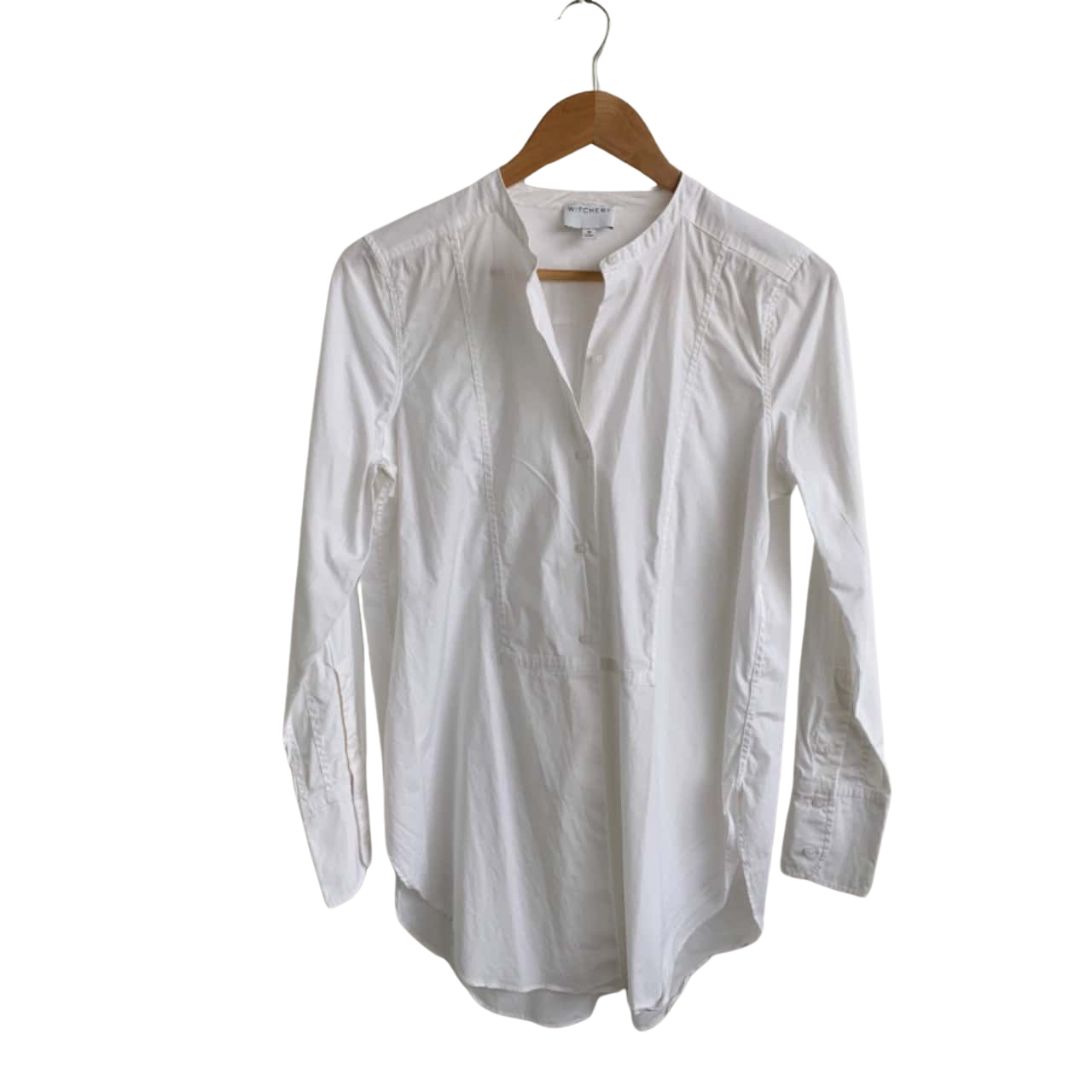 Witchery Size 10 White Button Up(s) - Used Very Good | Salvos Stores