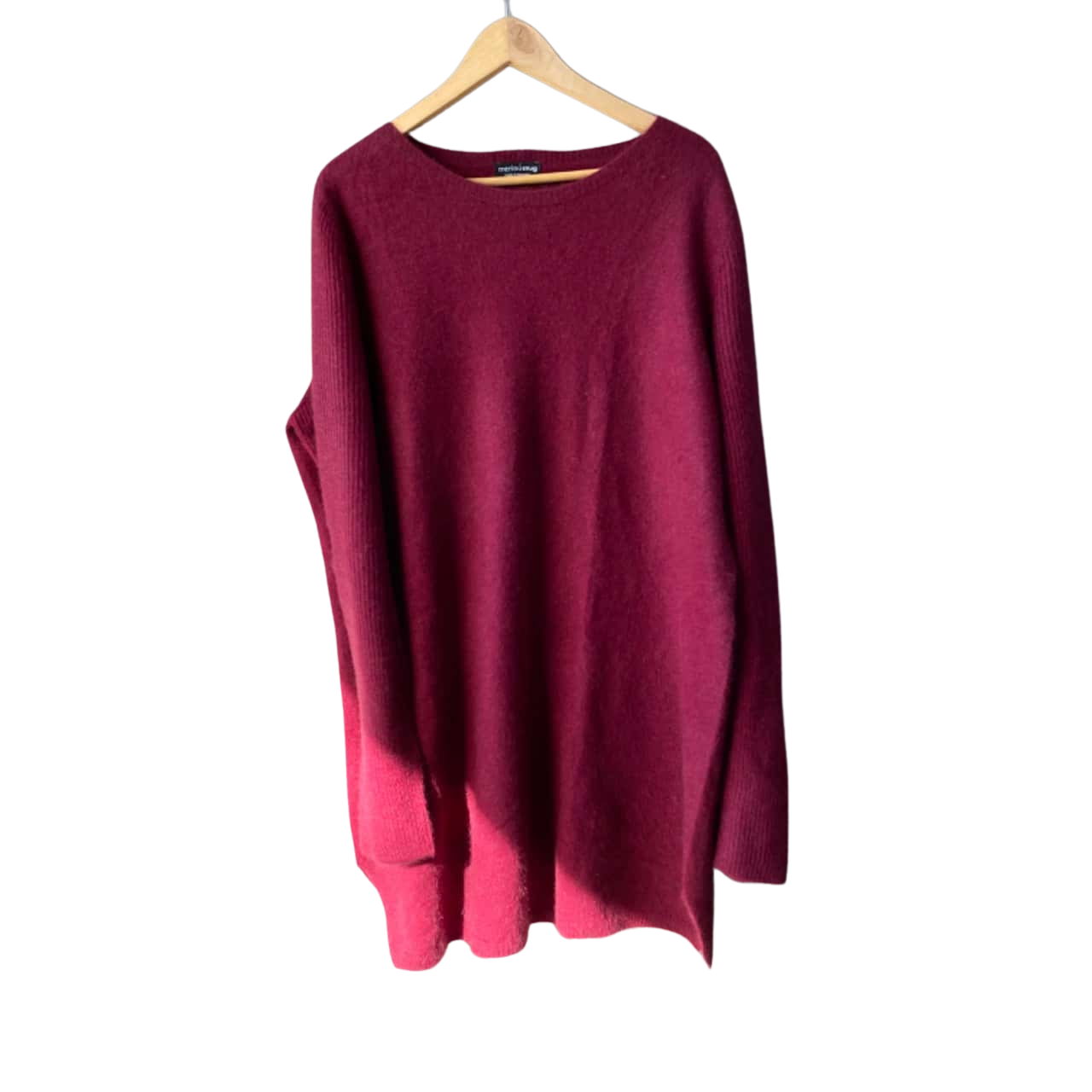 Merino Snug Womens Size XXL Long Sleeve Maroon / Red (s)