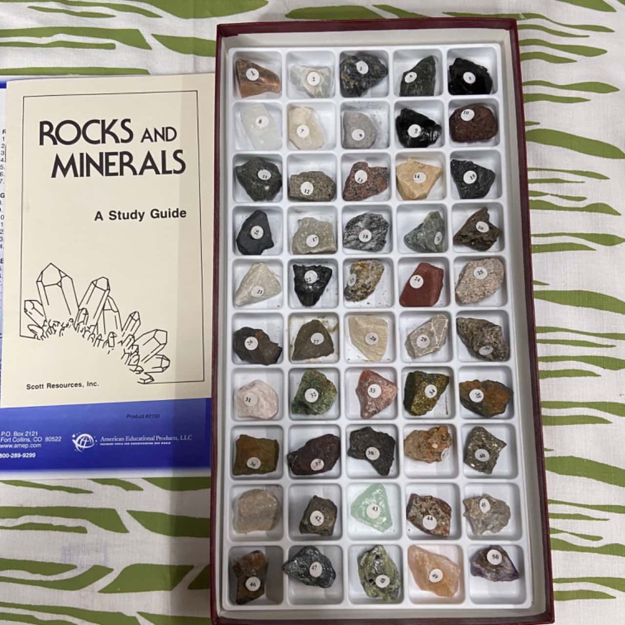 Vintage, Rocks & Minerals, A Study Guide, Educational Set (s)