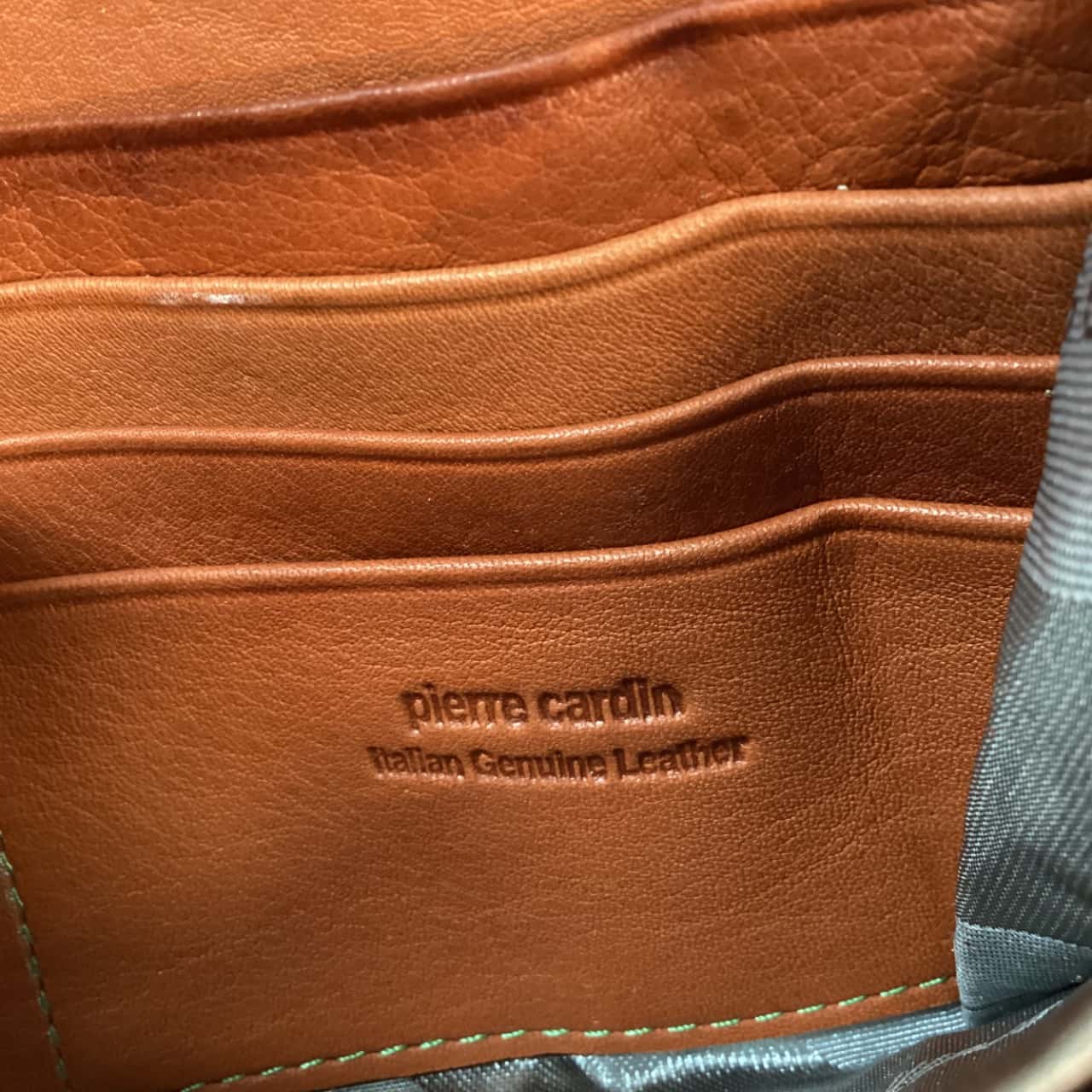 Pierre Cardin Womens Italian Leather Shoulder Bag Multicoloured