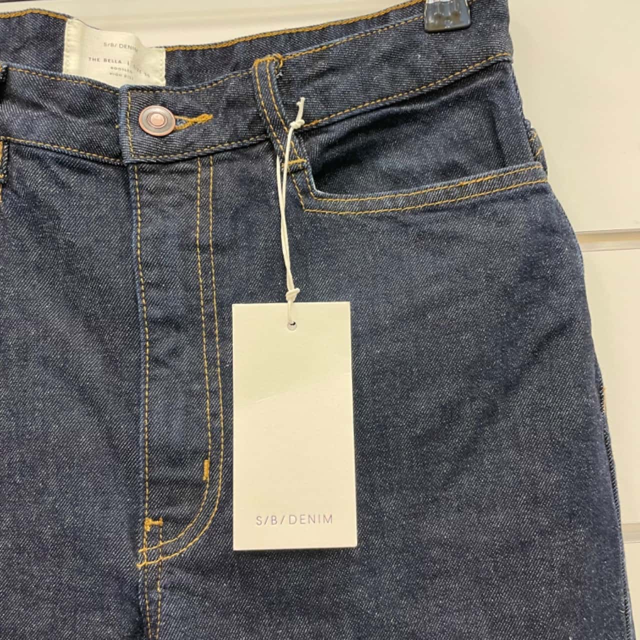 Saba Size 12 / 30 Bootcut Jeans in Navy Blue RRP $199.00(s)