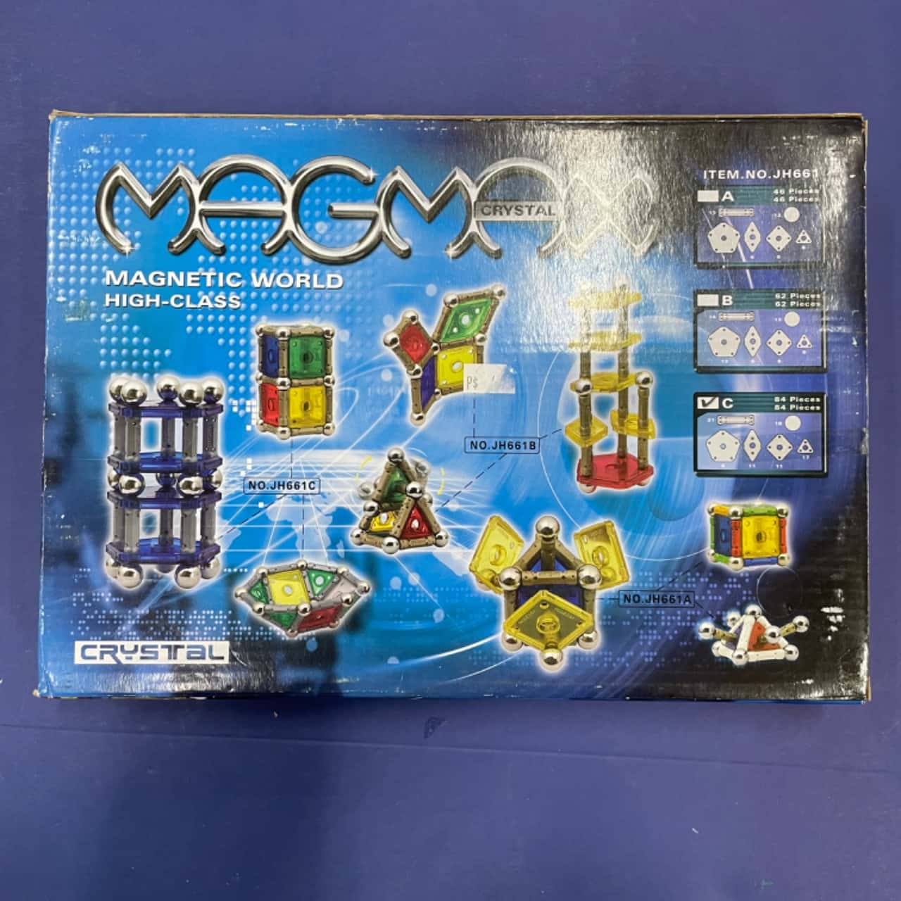 Magmax Set. 84 Pieces