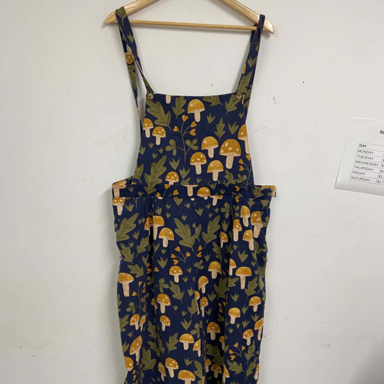 Princess Highway Womens Size 18 Overalls Blue / Floral (s)