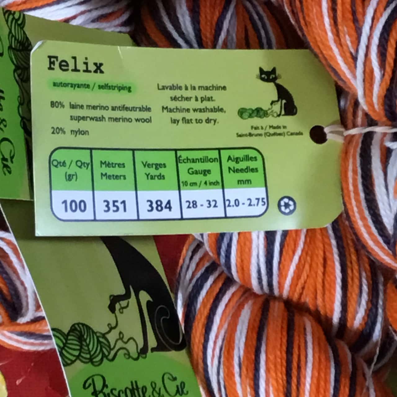 Felix 5 X Skeins Sock Wool(s)