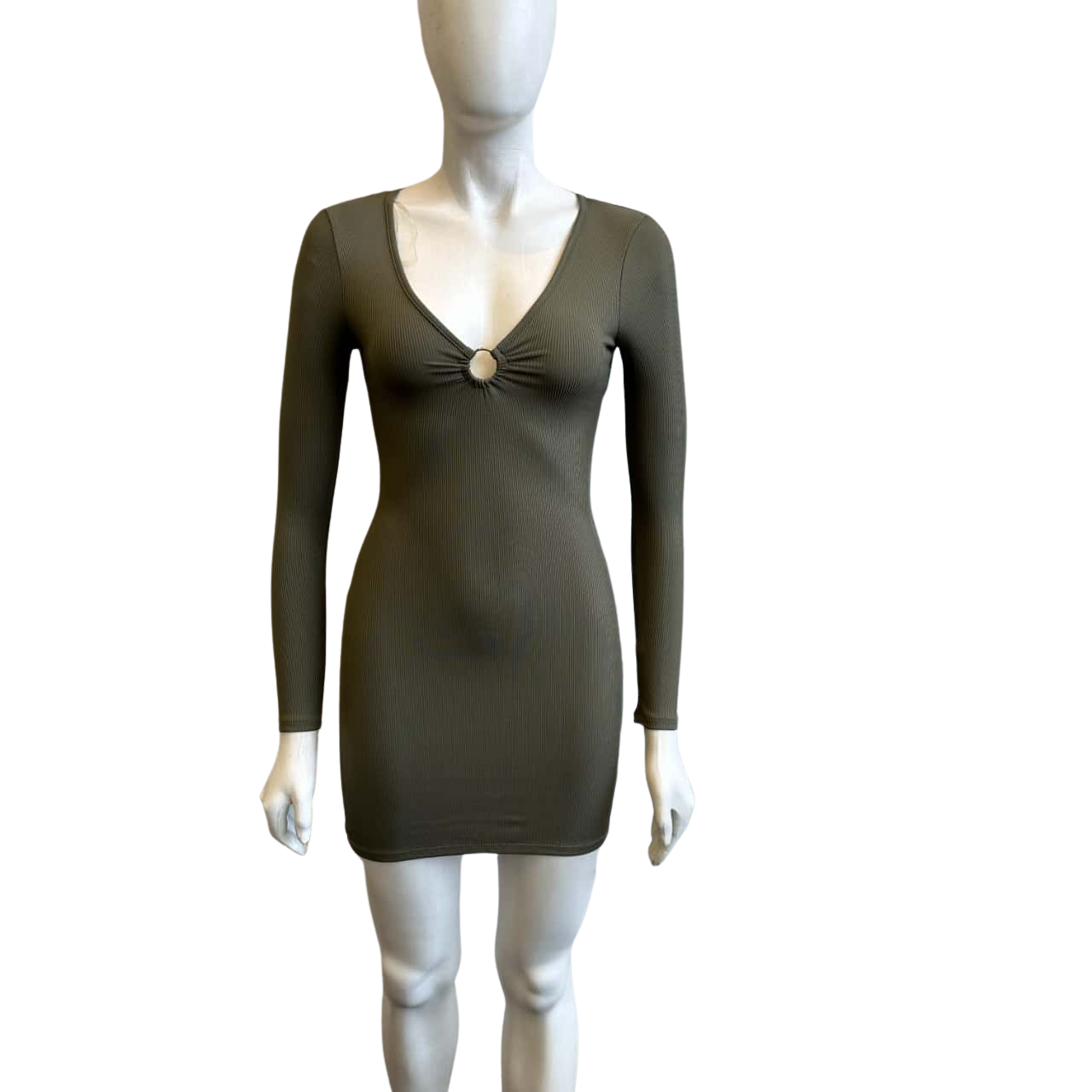 Supré Women's Size XXS Mini Bodycon Dress Green