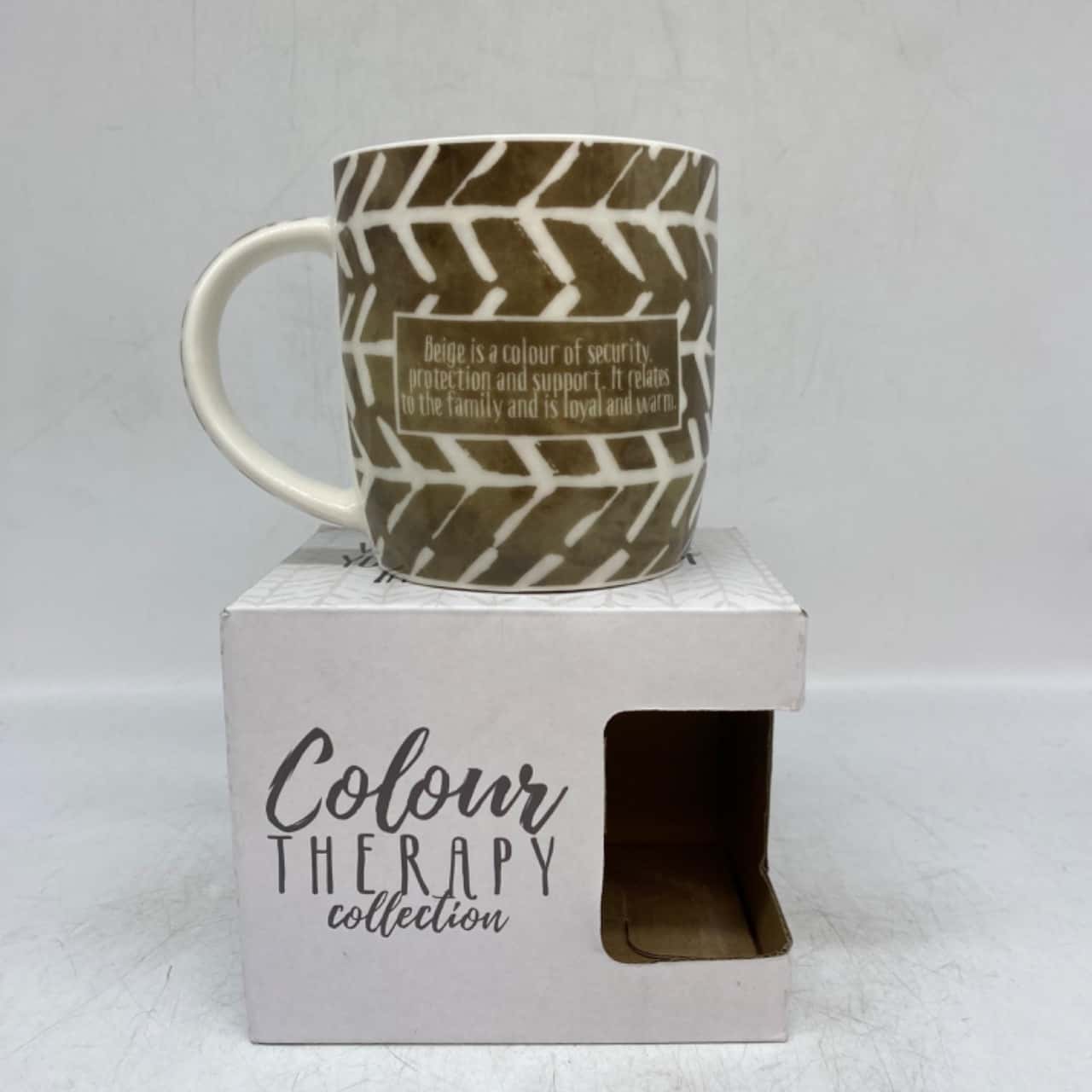 BNIB Colour Therapy Coffee Mug Beige see details