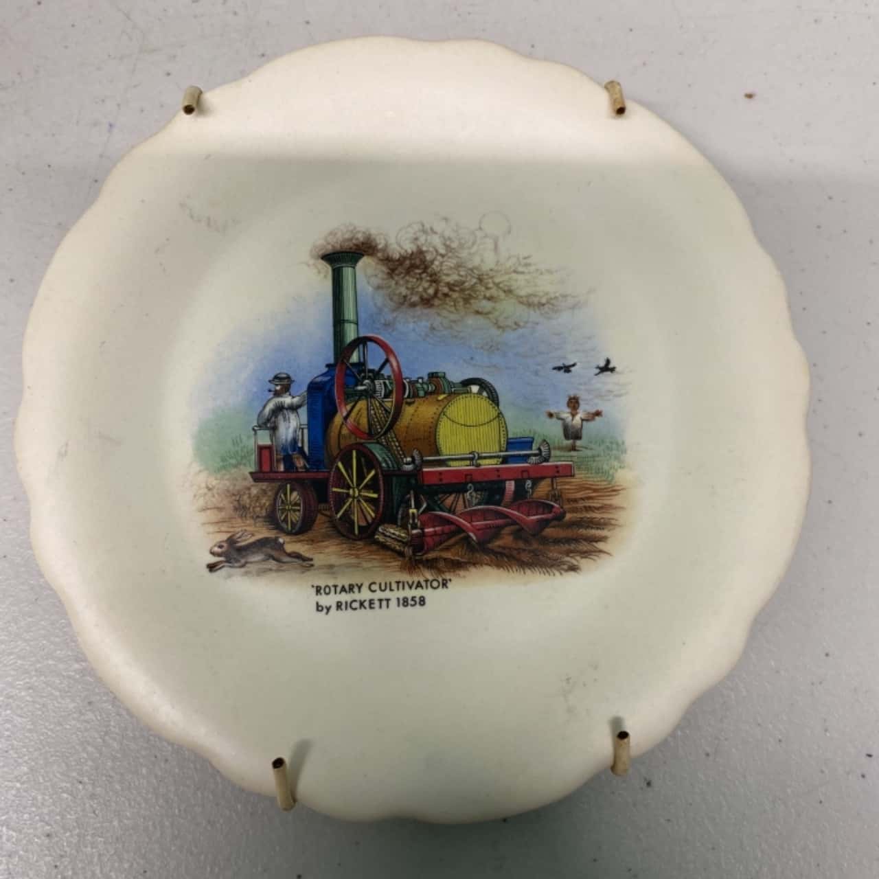 Axe Vale pottery Devon England-“Rotary Cultivator”