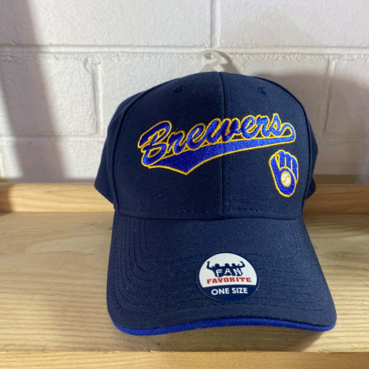 MLB Genuine Merchandise Milwaukee Brewers Mens One Size Blue (s)