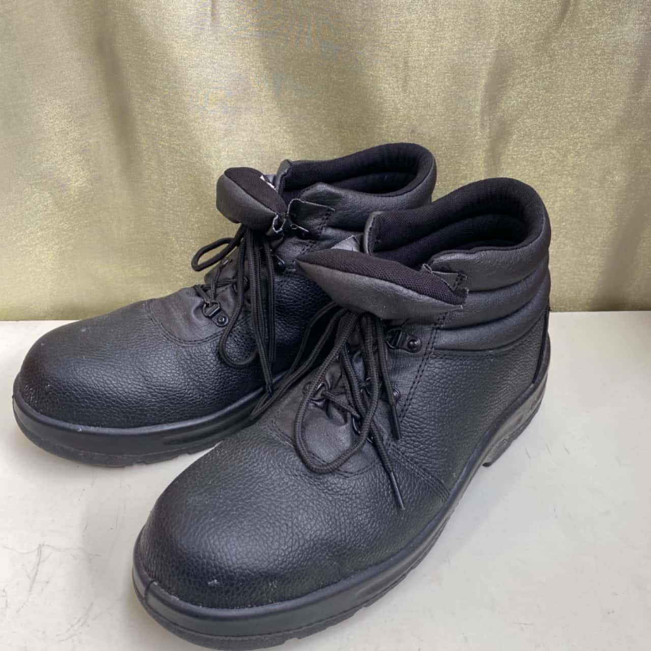 Jackeroo Black Steel Caps Size 13