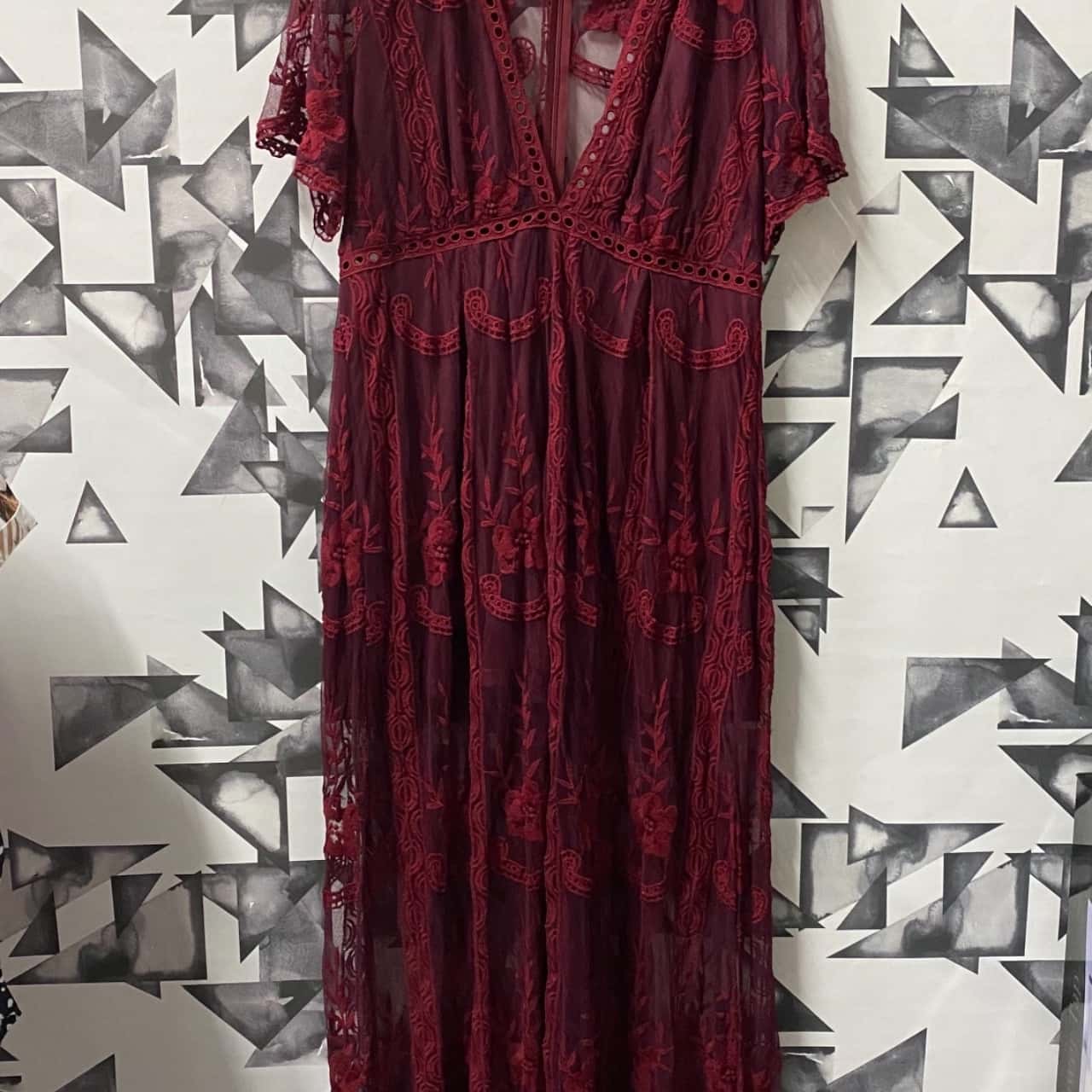 Showpo Womens Lace Red/Wine Dress(s)