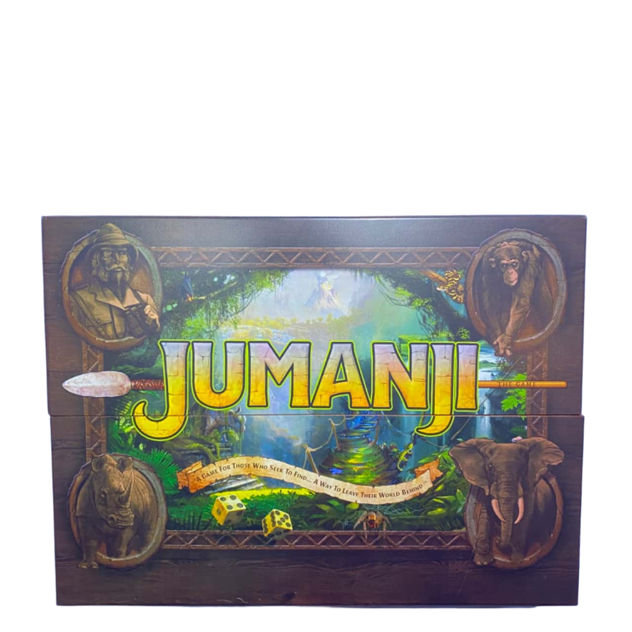Jumanji The Board Game Wooden Box