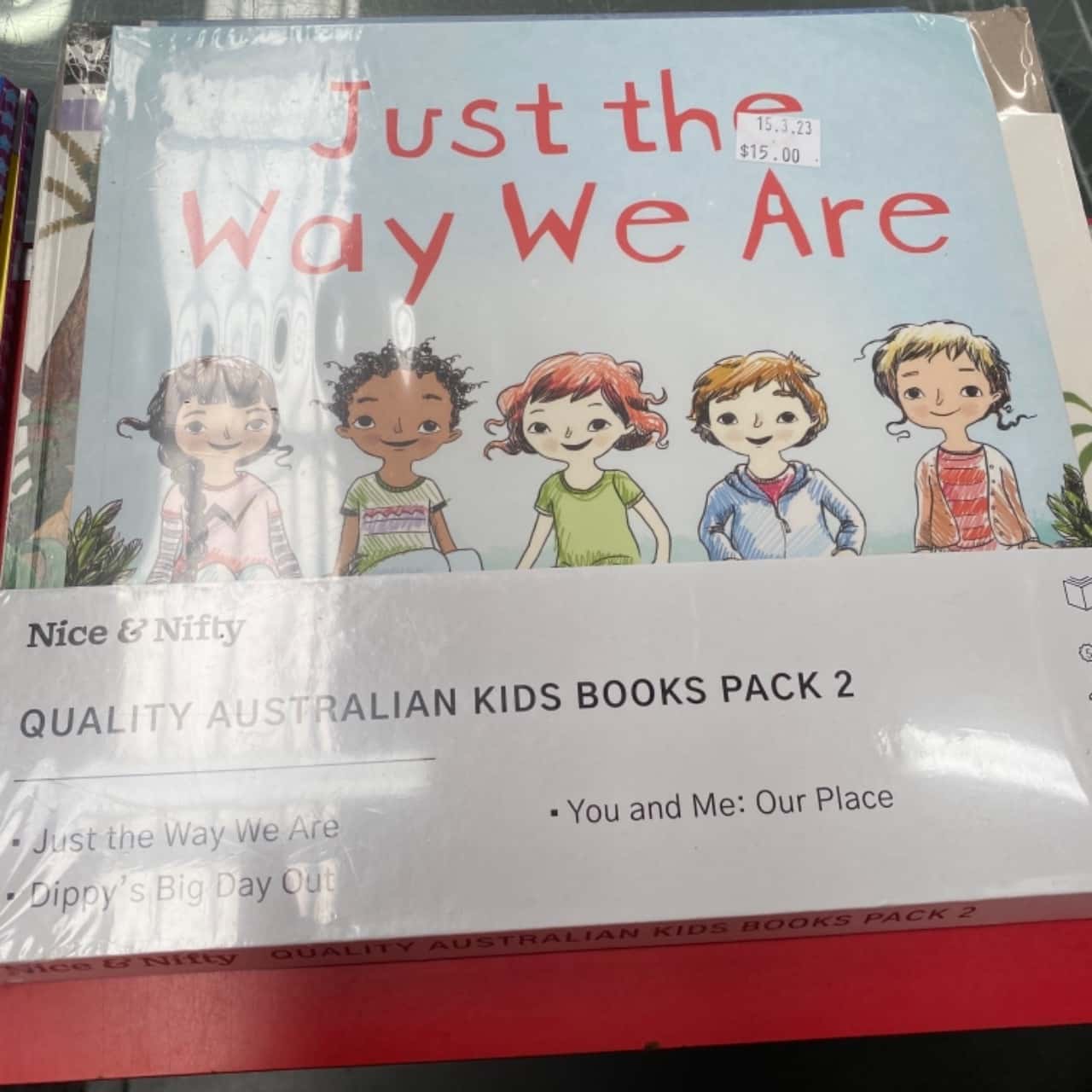 Nice & nifty set of three books plus Disney read a long books