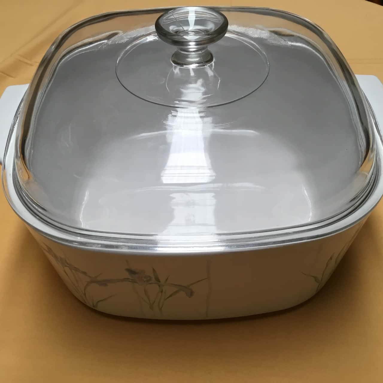 Retro 5 Liter Corning Ware Pyrex Shadow Iris Casserole Dish(s)
