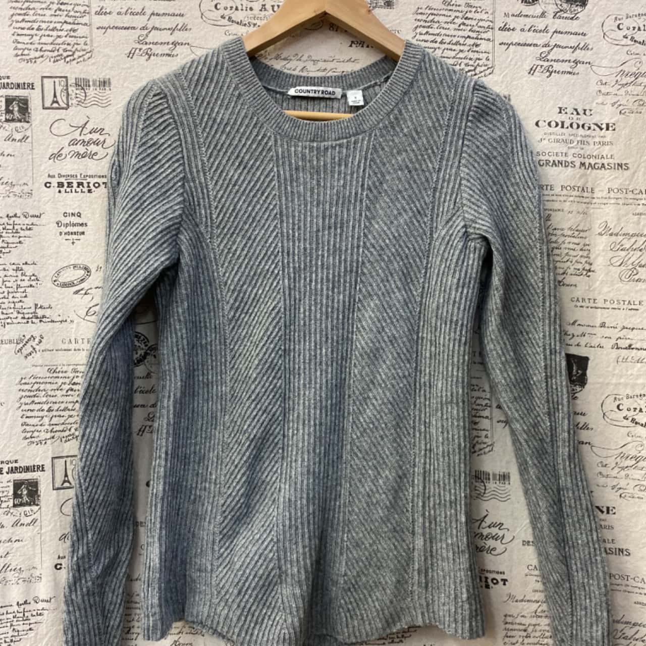 Country Road Womens Size S Pullover Grey