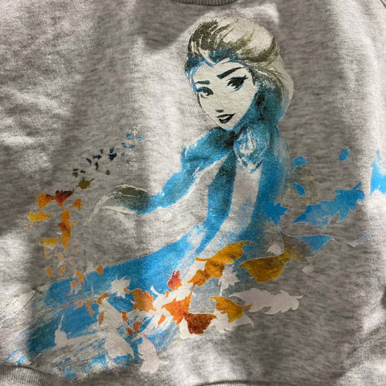 Adidas Kids Elsa Cropped Jumper. Size 4(s)