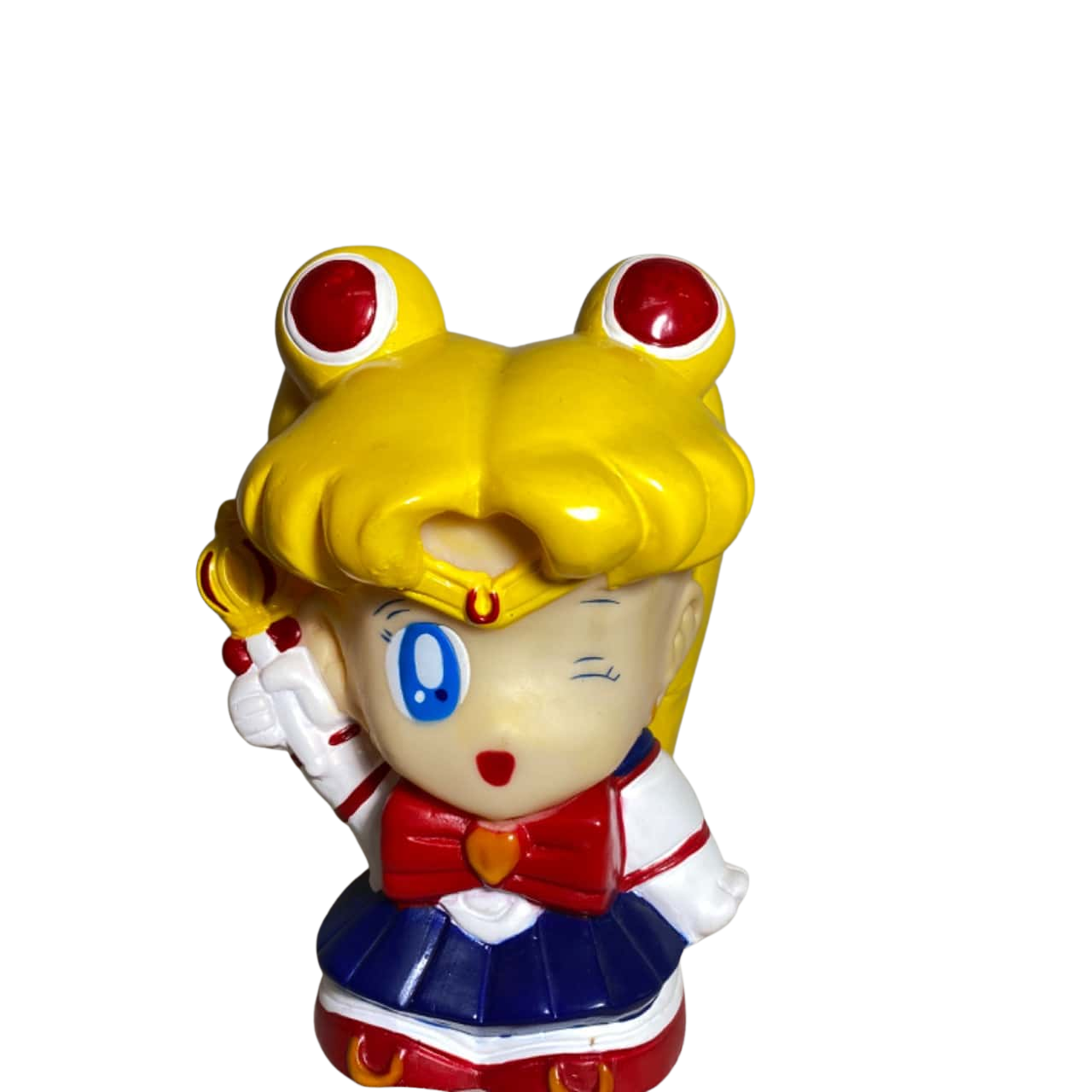 Sailor Moon Coin Bank Figurine Yellow/Blue/Red/White(s)